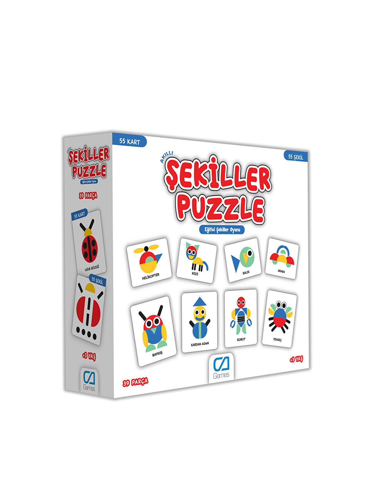 Ca Games Şekiller Puzzle Eğitici Kutu Oyunu Ca Games Şekiller Puzzle Eğitici Kutu Oyunu