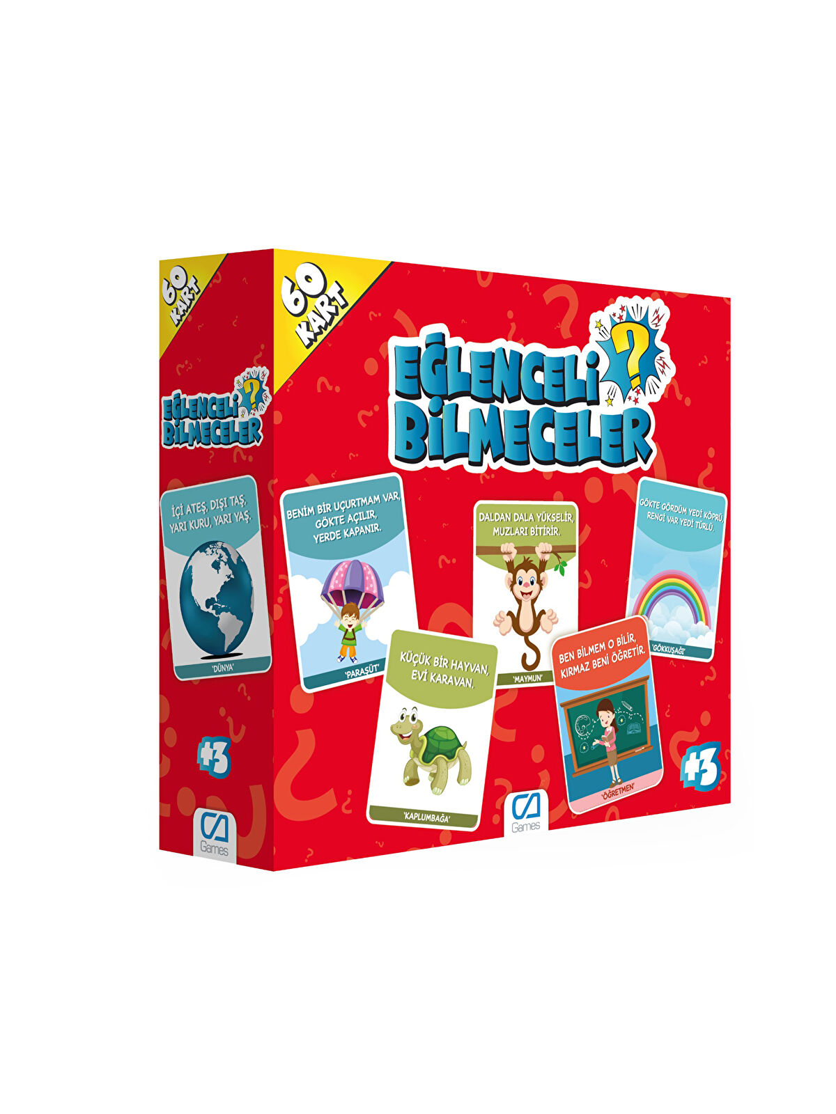 Ca Games Eğlenceli Bilmeceler Kutu Oyunu Ca Games Eğlenceli Bilmeceler Kutu Oyunu