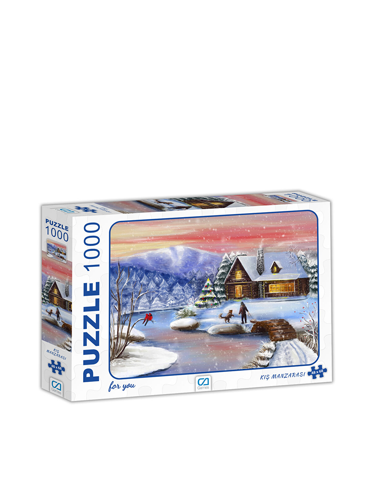 CA Games Kış Manzarası Puzzle 1000 Parça CA Games Kış Manzarası Puzzle 1000 Parça