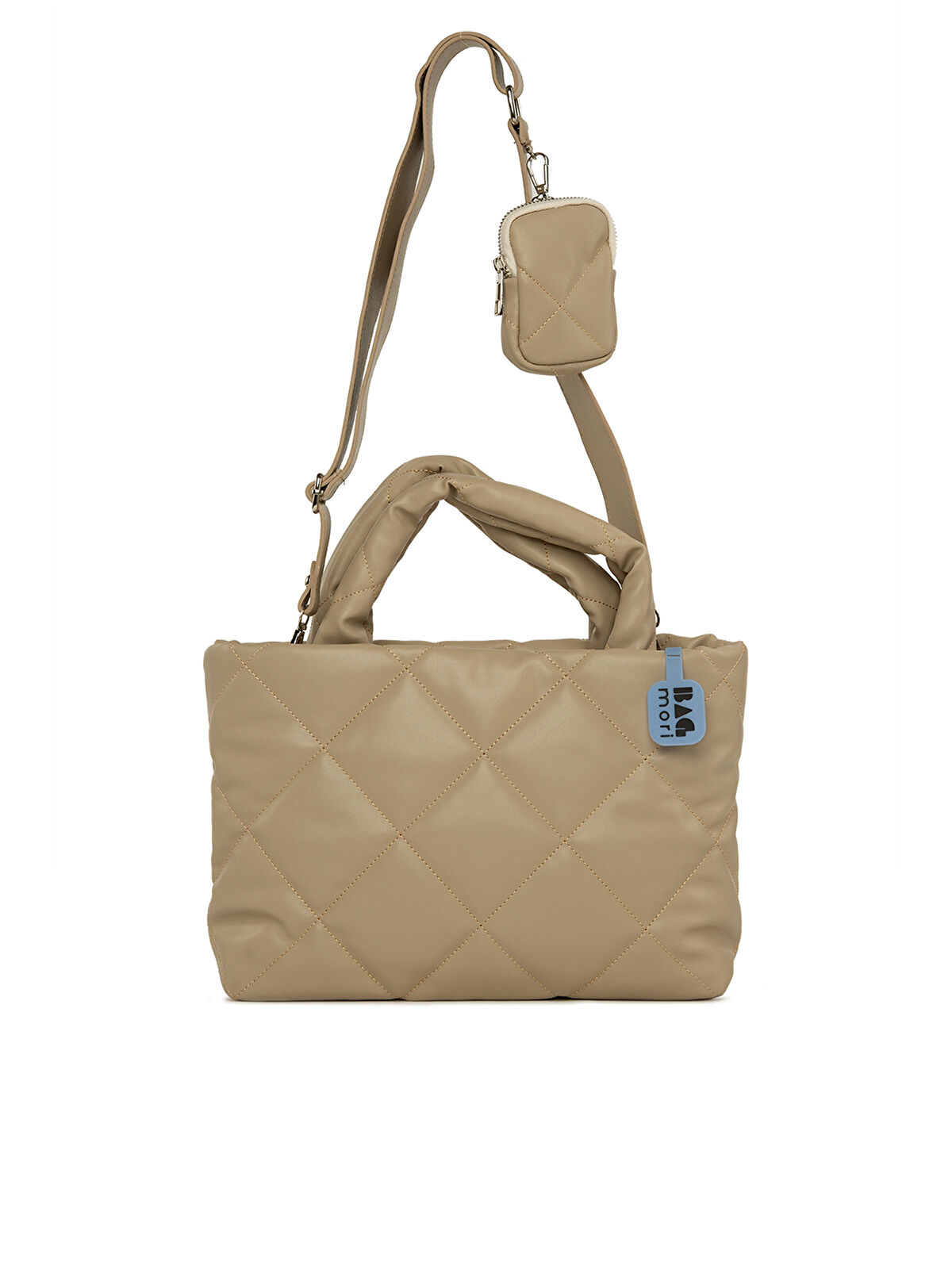 Bagmori Mini Cüzdan Detaylı Kadın Şişme Çanta Bagmori Mini Cüzdan Detaylı Kadın Şişme Çanta