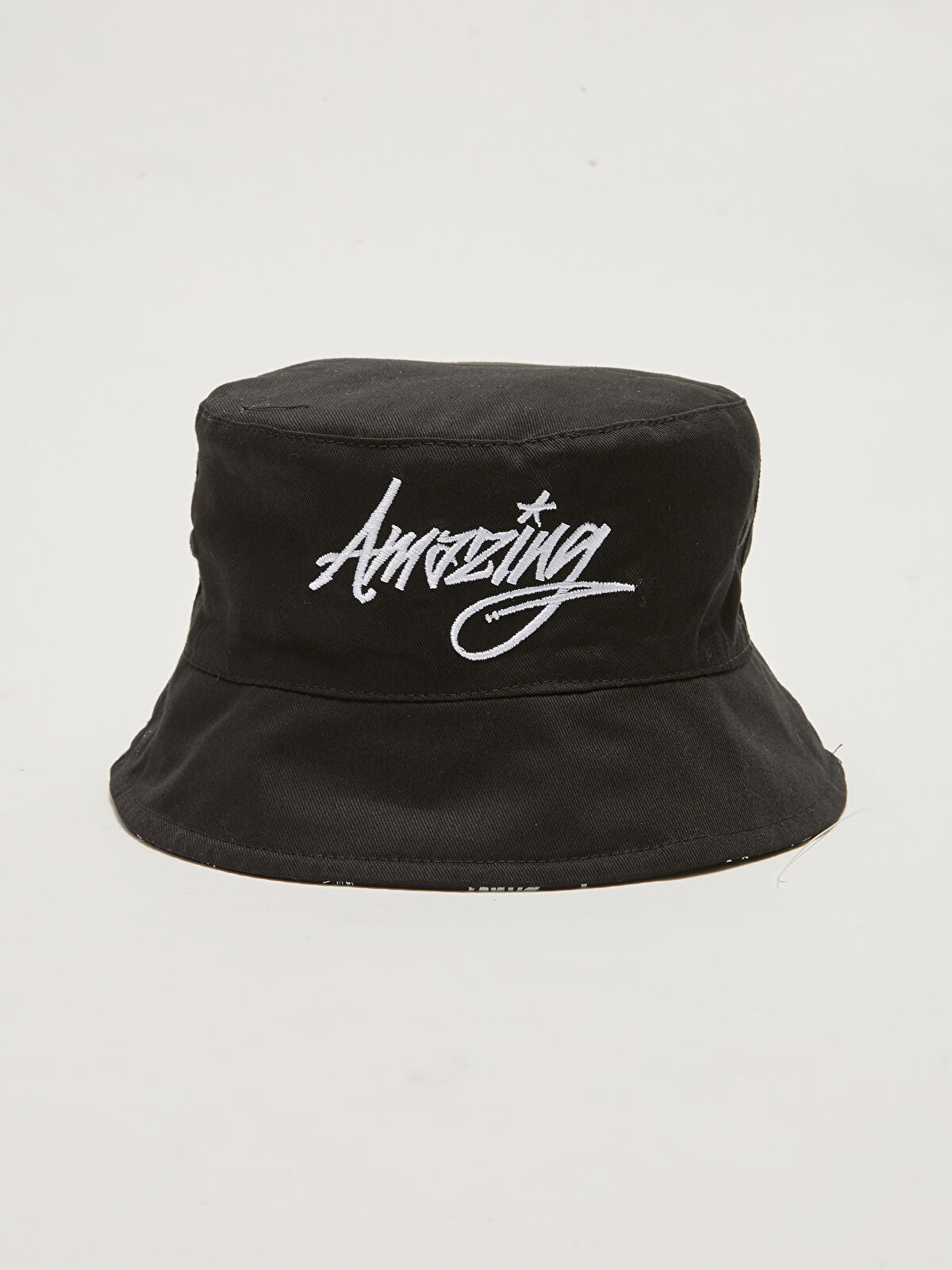 Kız Çocuk Yazı İşlemeli Bucket Şapka