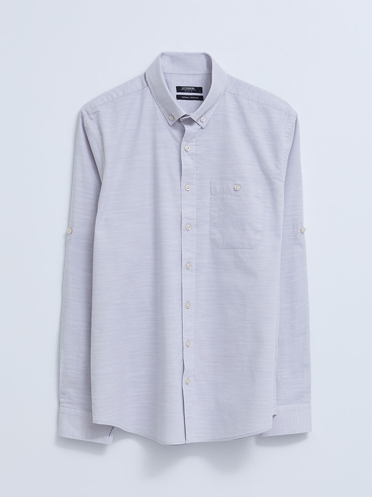 LCW BASIC Regular Fit Uzun Kollu Poplin Erkek Gömlek