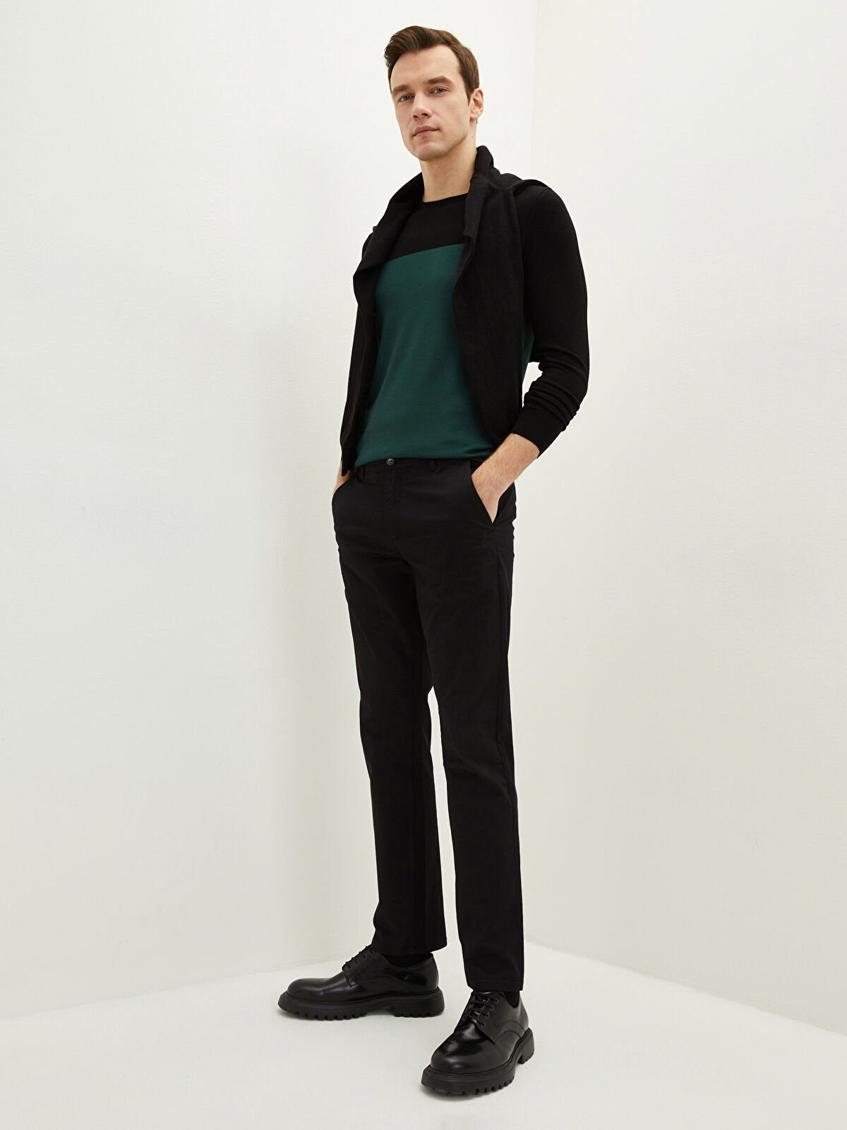 LCW CLASSIC Normal Kalıp Gabardin Erkek Chino Pantolon