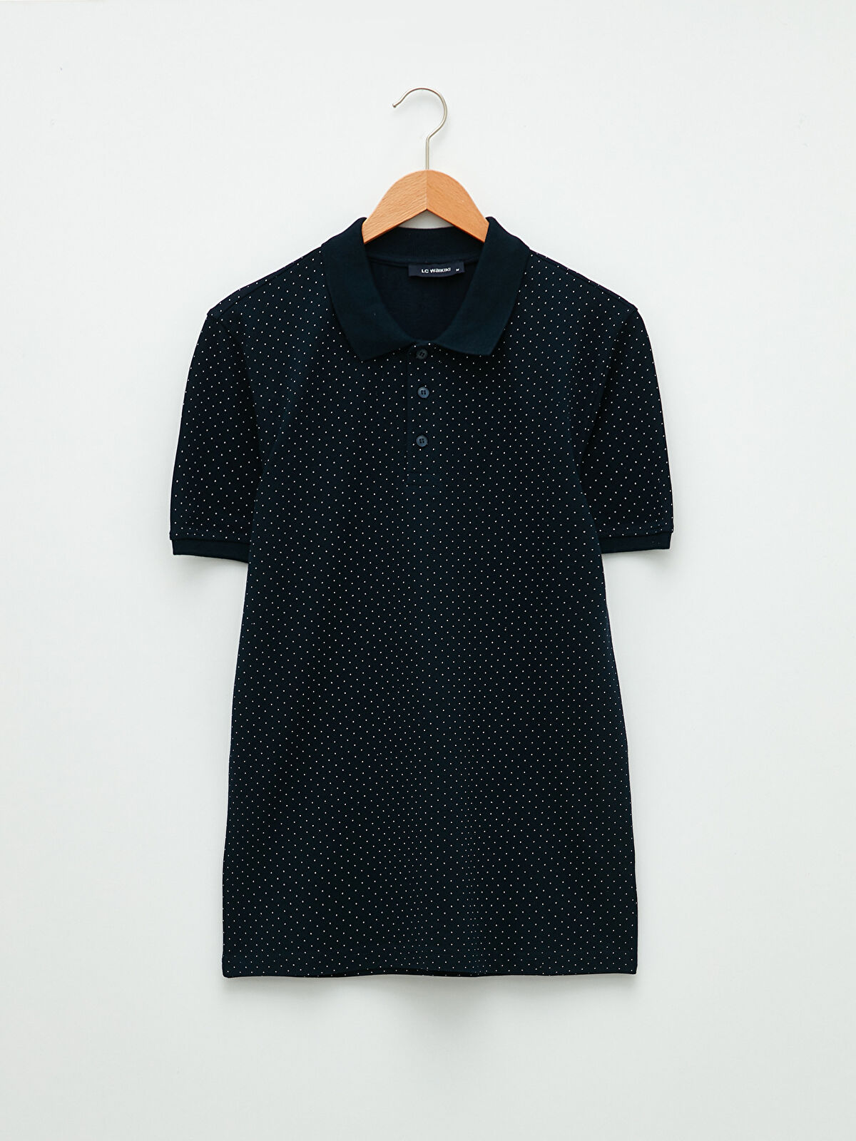 LCW CLASSIC Polo Yaka Kısa Kollu Desenli Erkek Tişört