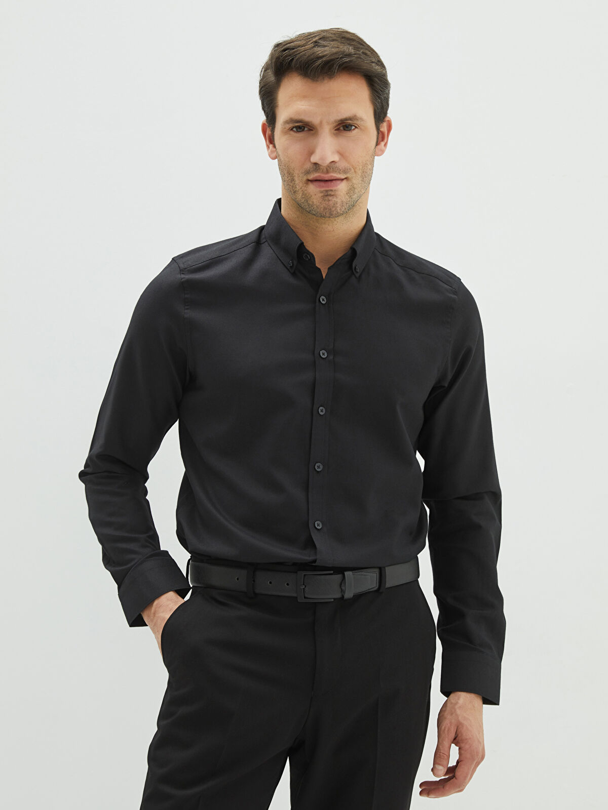 LCW FORMAL Slim Fit Uzun Kollu Oxford Erkek Gömlek