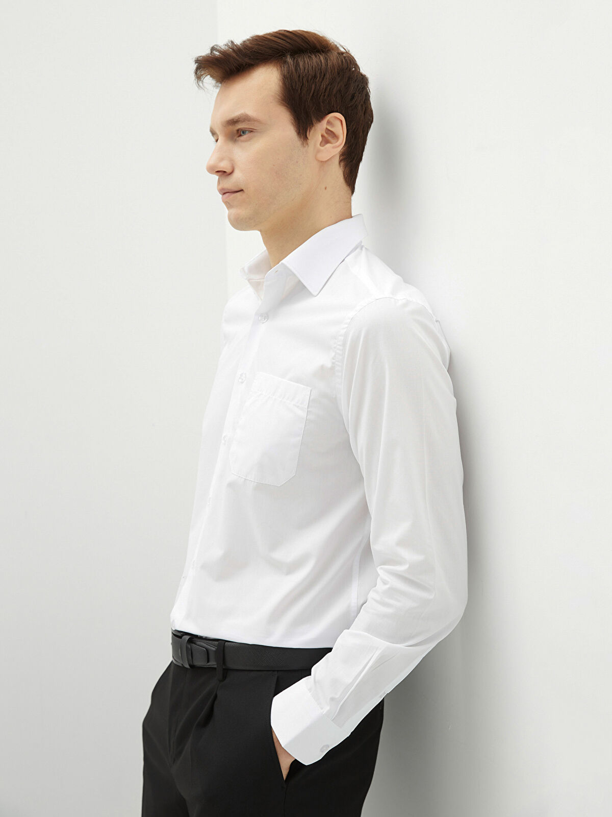 LCW FORMAL Regular Fit Uzun Kollu Poplin Erkek Gömlek