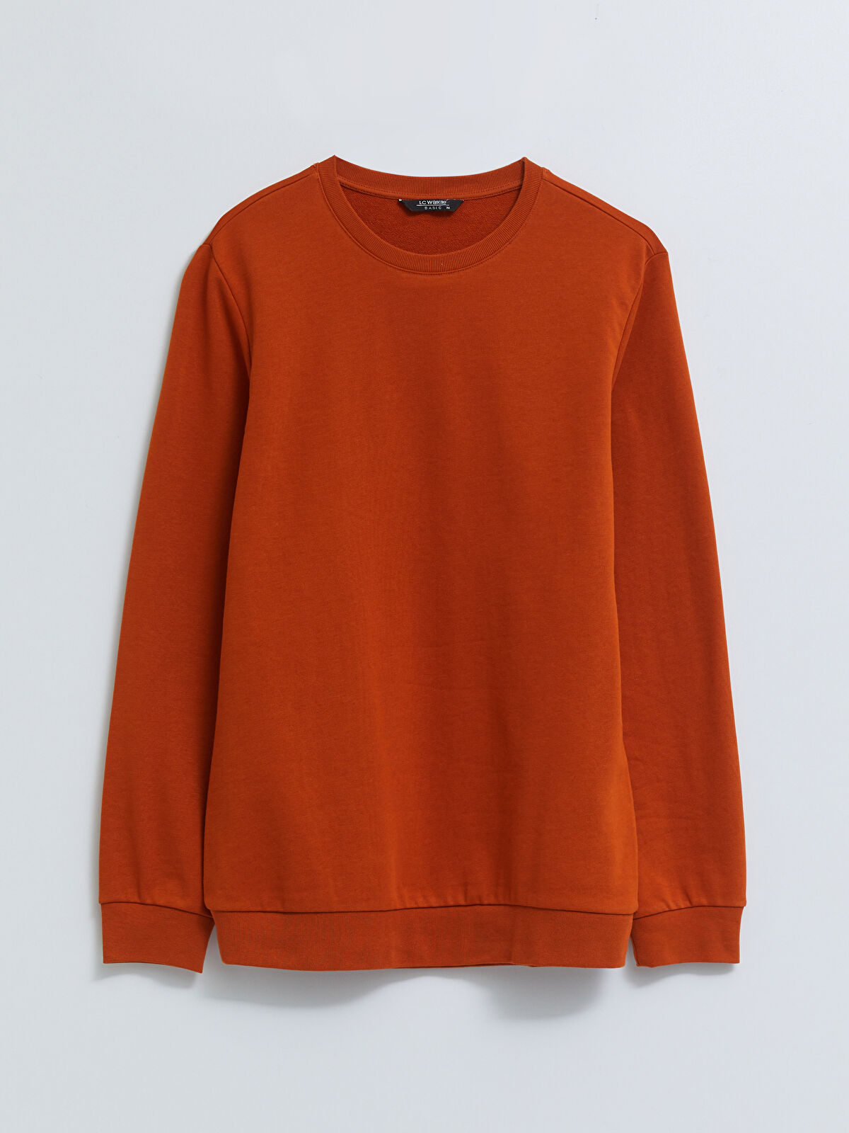 LCW BASIC Bisiklet Yaka Uzun Kollu Erkek Sweatshirt