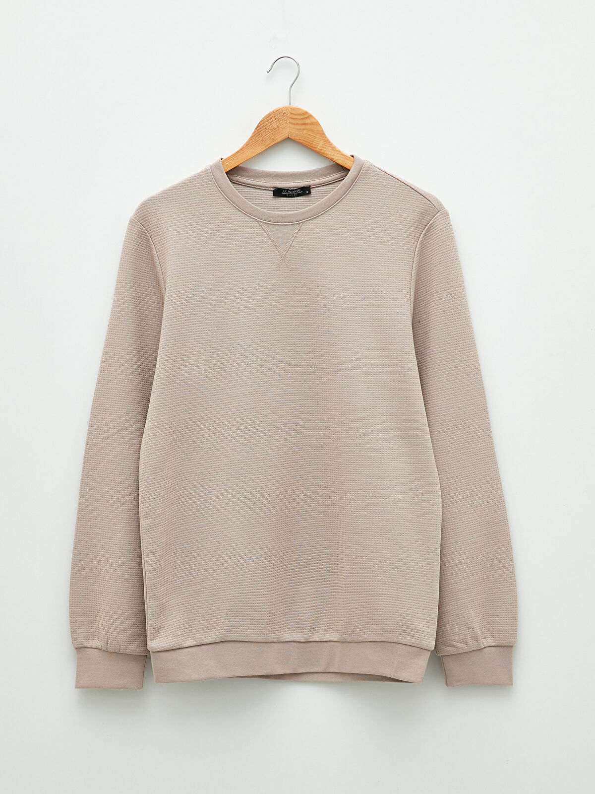 LCW BASIC Bisiklet Yaka Uzun Kollu Erkek Sweatshirt