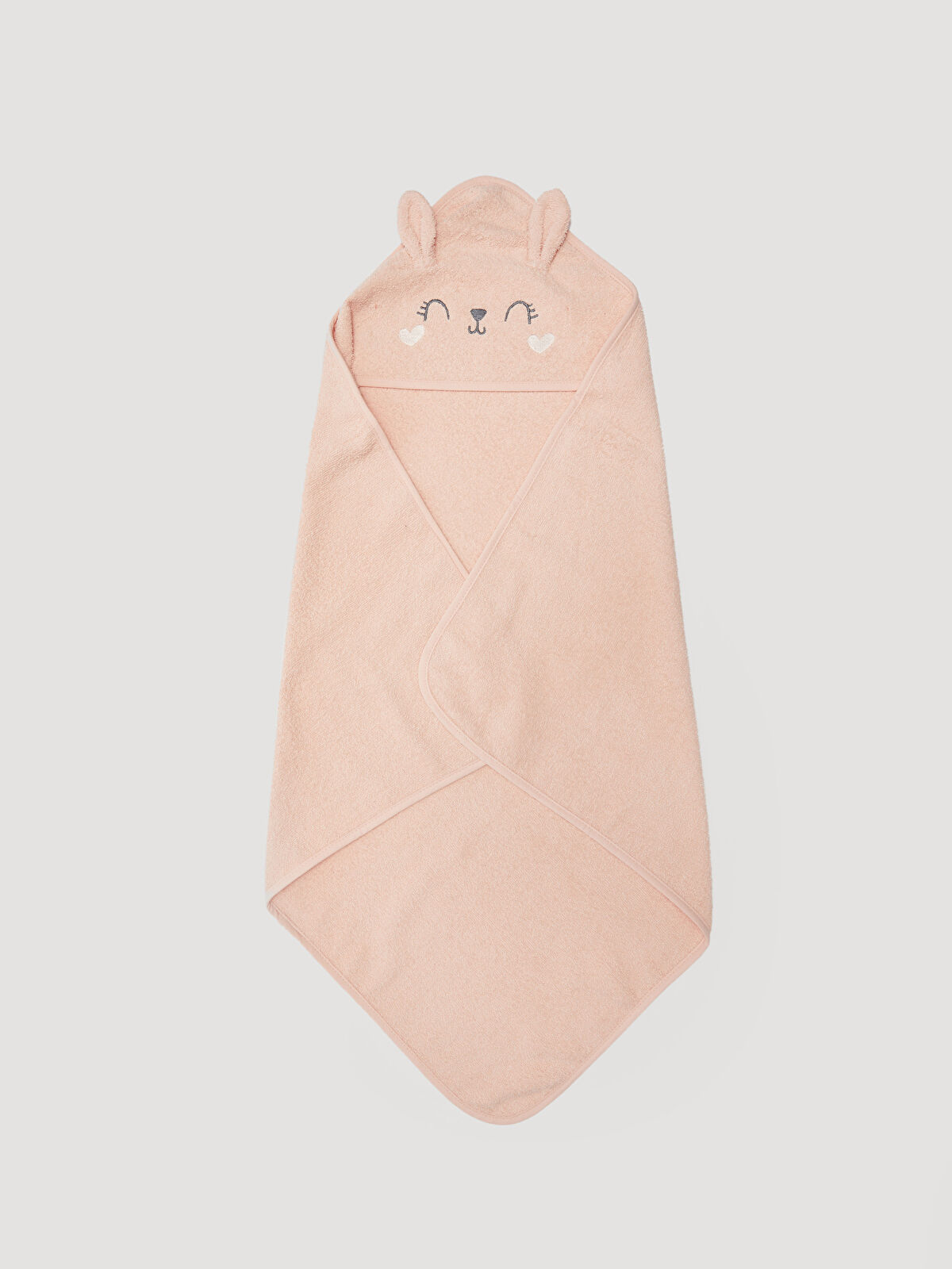 Nakış Detaylı Kız Bebek Havlu