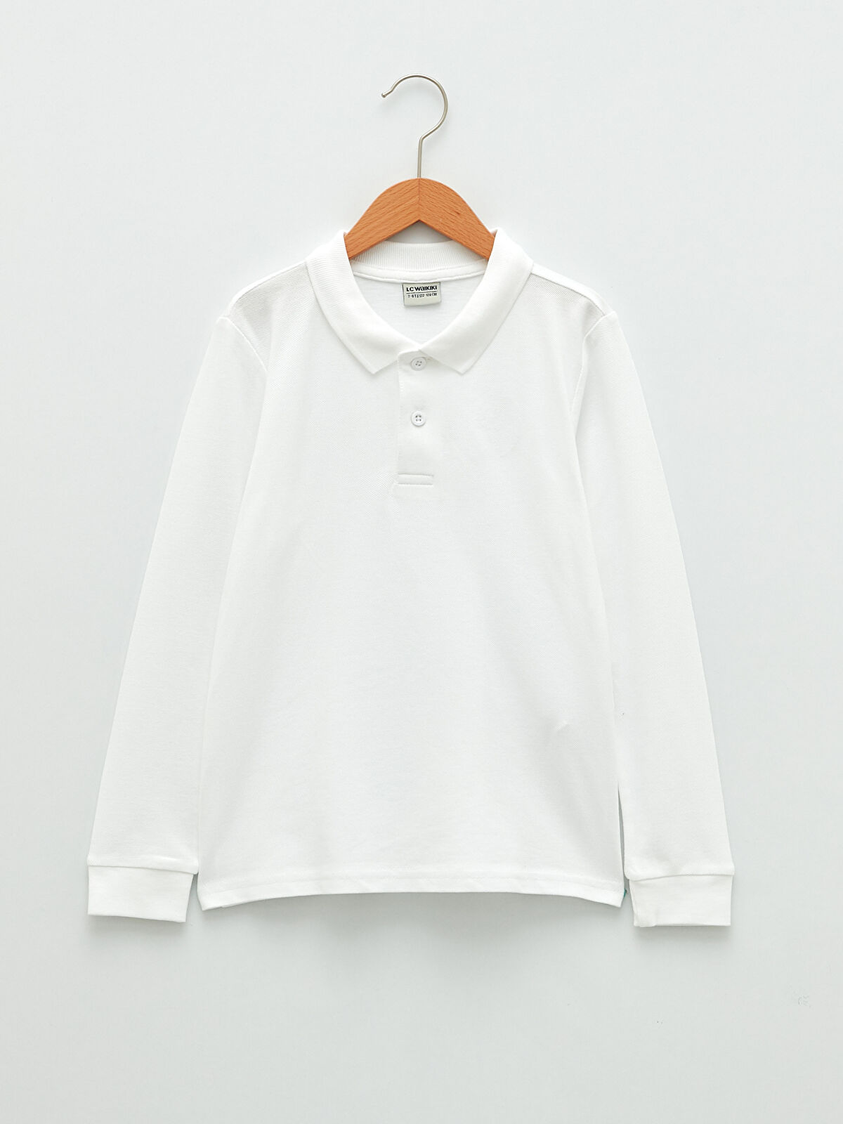 Polo Yaka Basic Uzun Kollu Erkek Çocuk Tişört