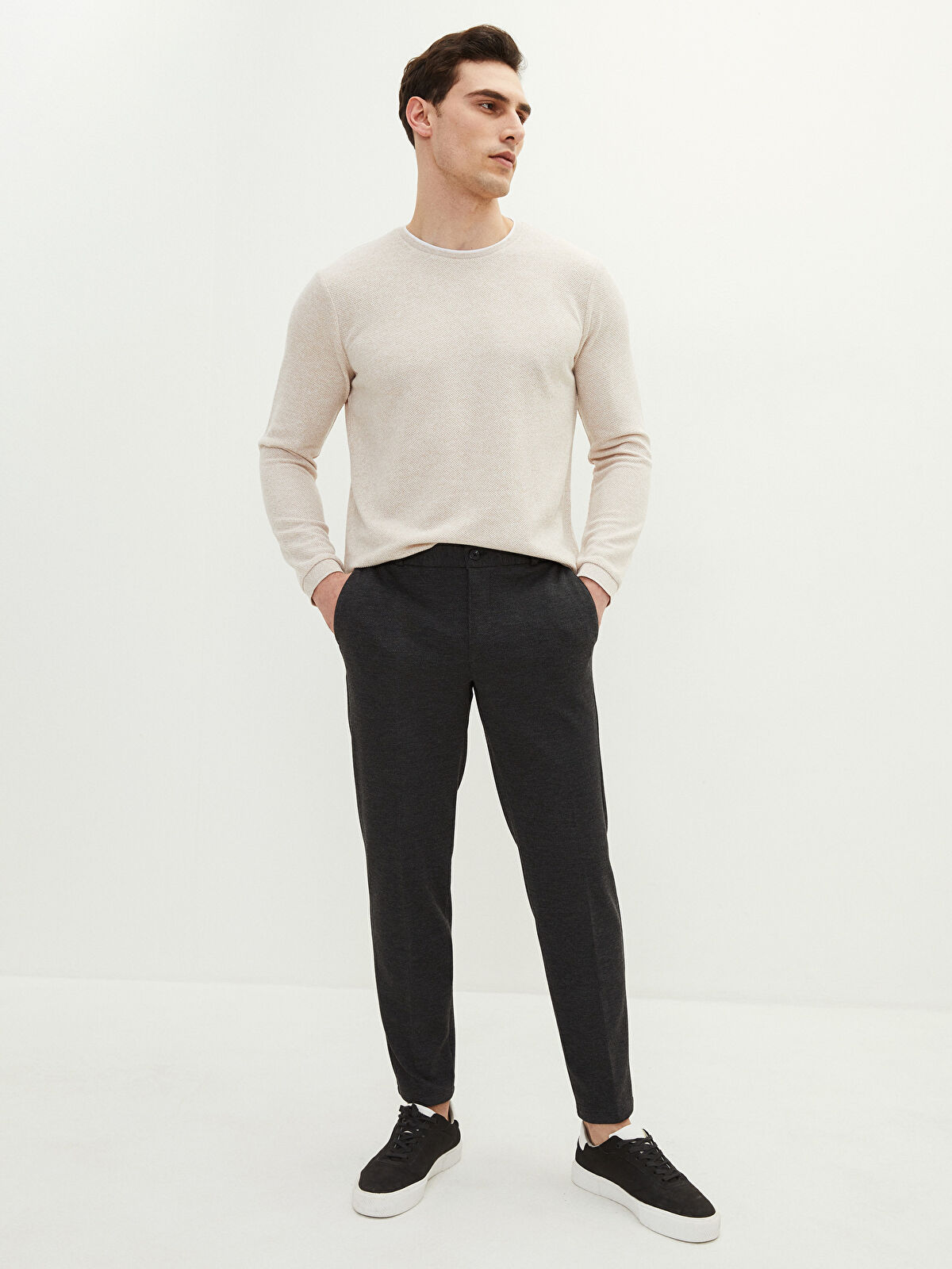 LCW VISION Slim Fit Örme Erkek Pantolon