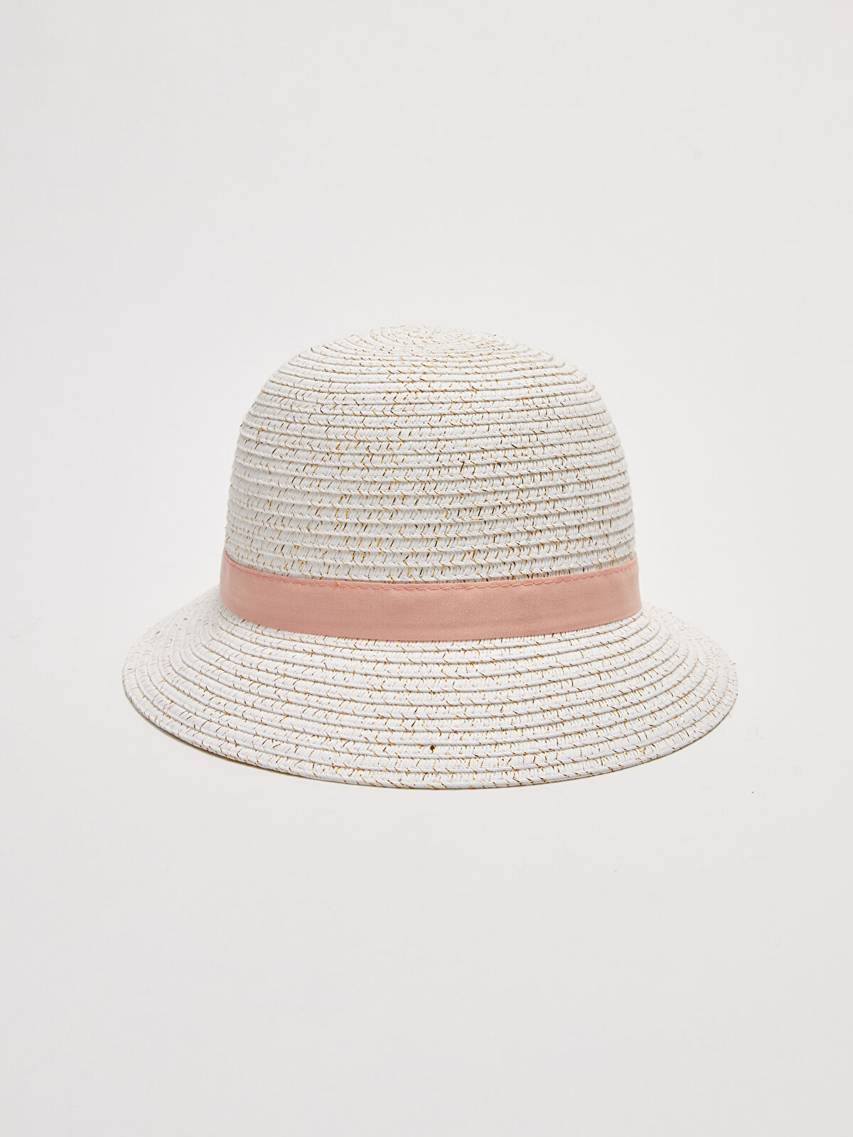 Basic Kız Bebek Hasır Şapka