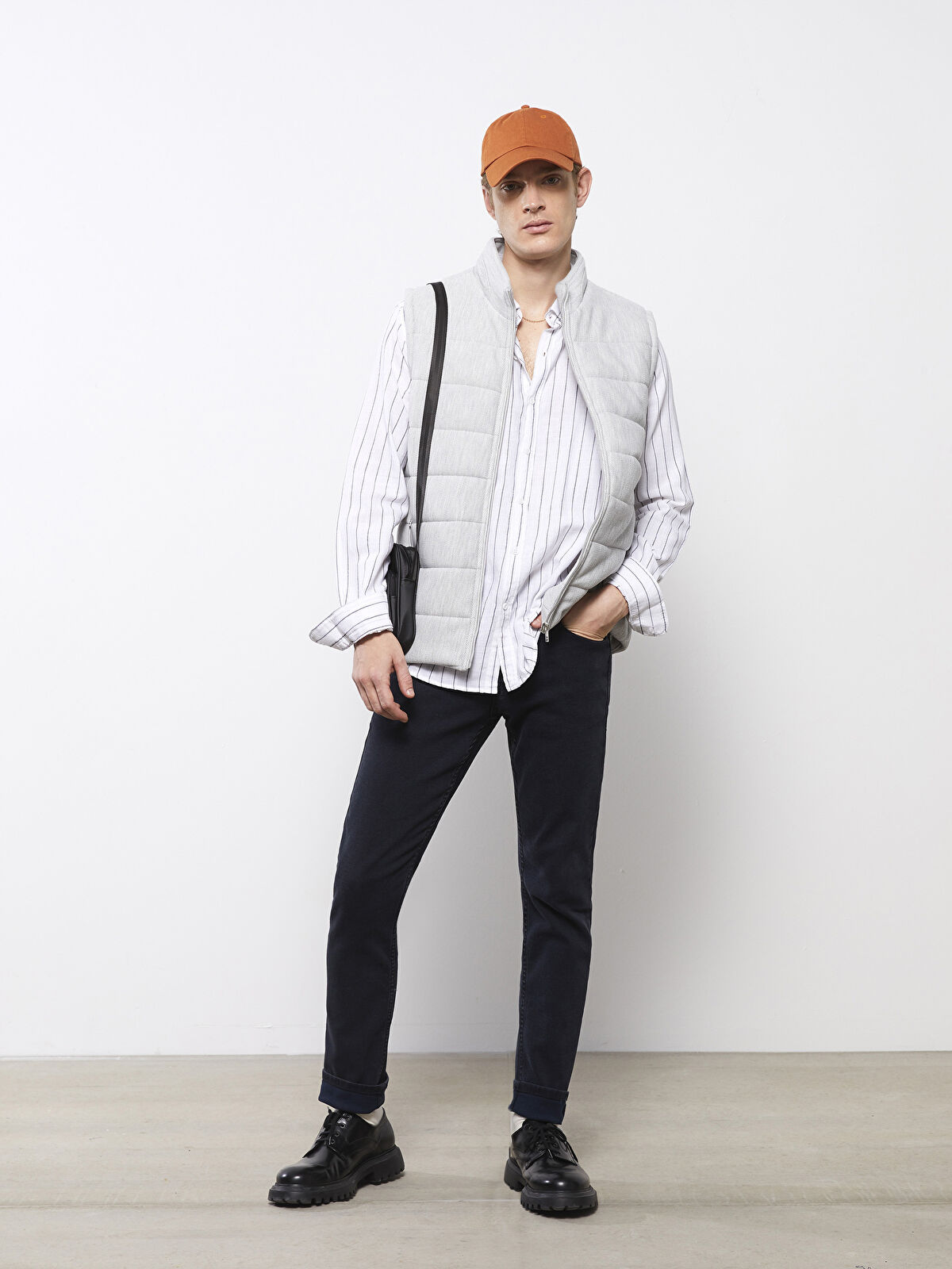 LCW VISION Slim Fit Dik Yaka Erkek Yelek