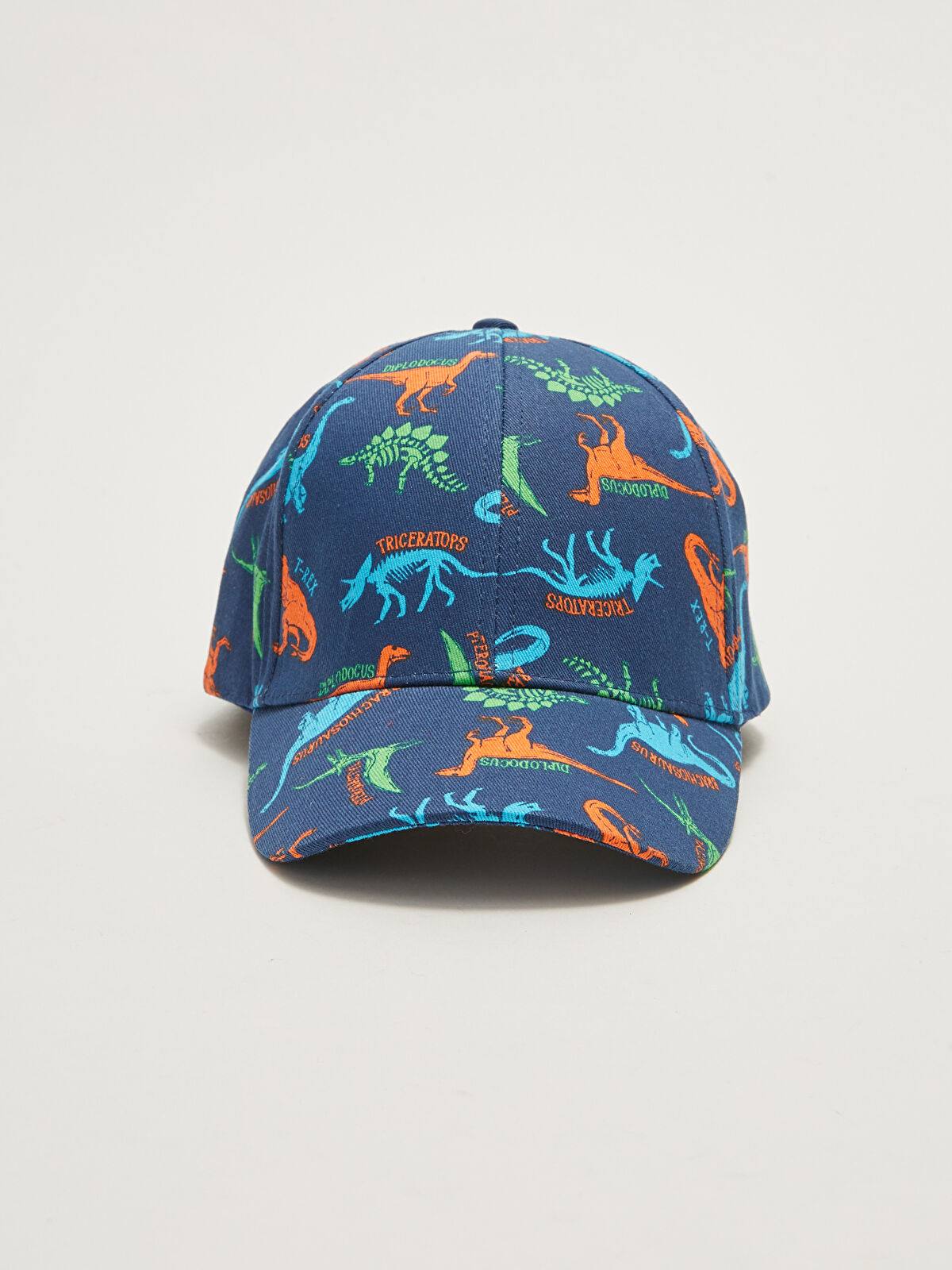 Erkek Çocuk Dinazor Baskılı Kep Şapka