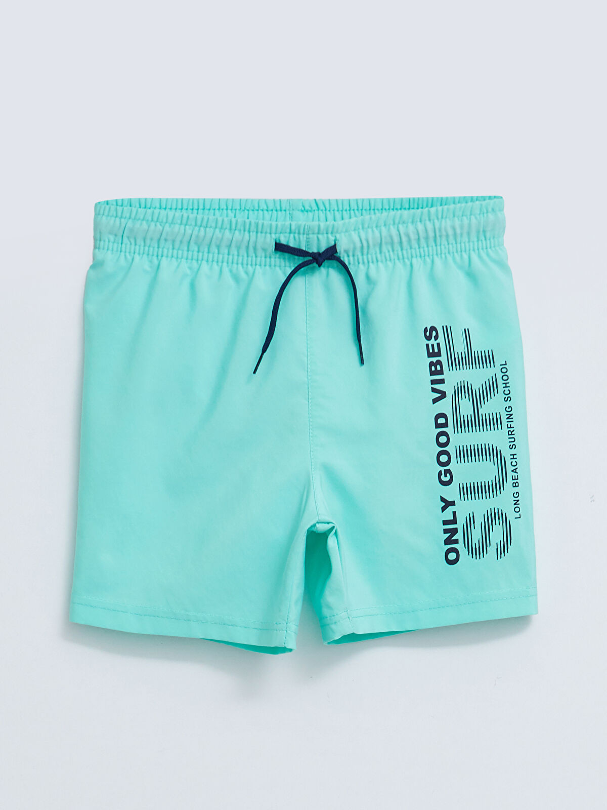 Baskılı Hızlı Kuruyan Erkek Çocuk Deniz Şortu