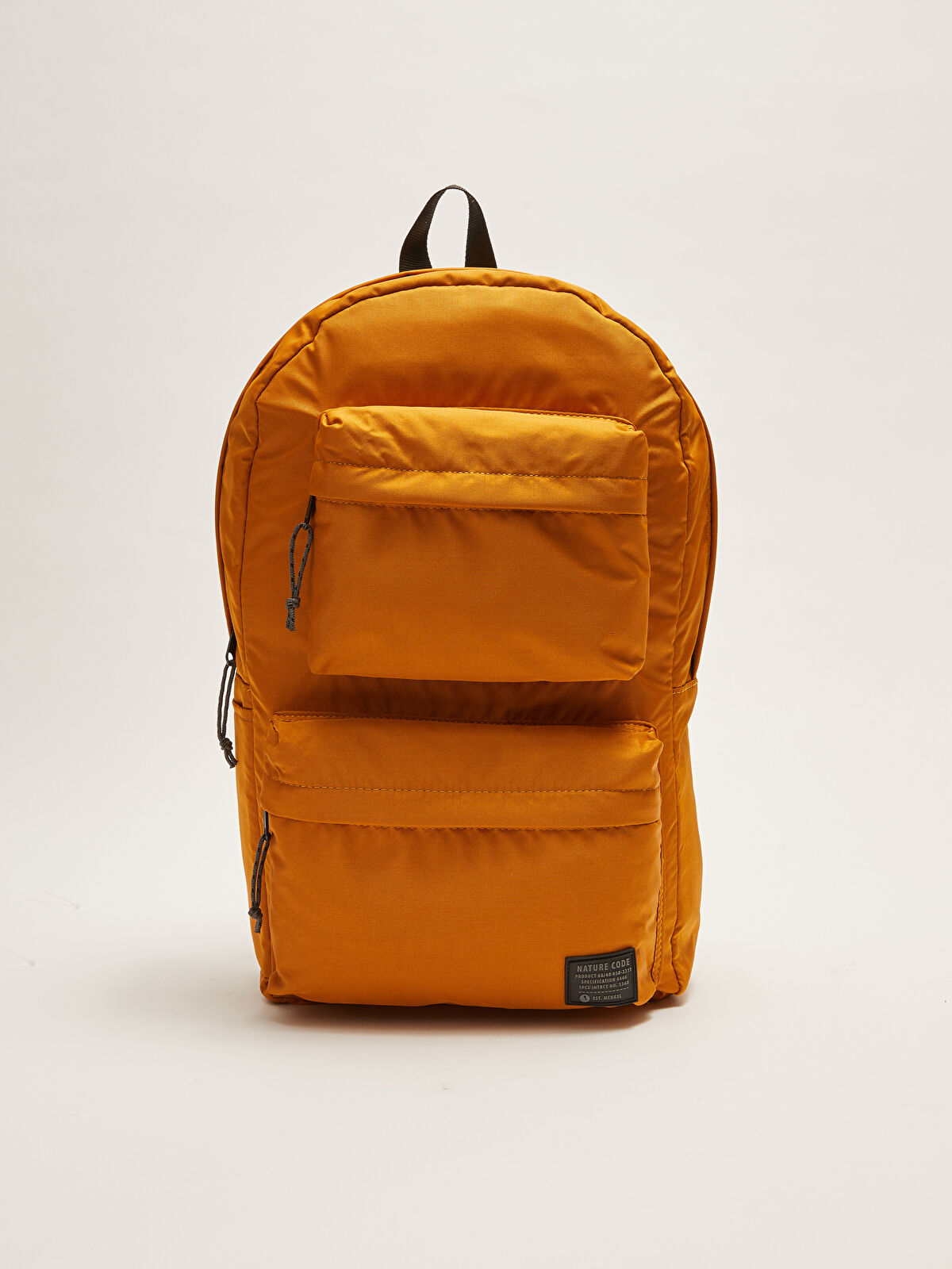 Etiket Baskılı Erkek Sırt Çantası