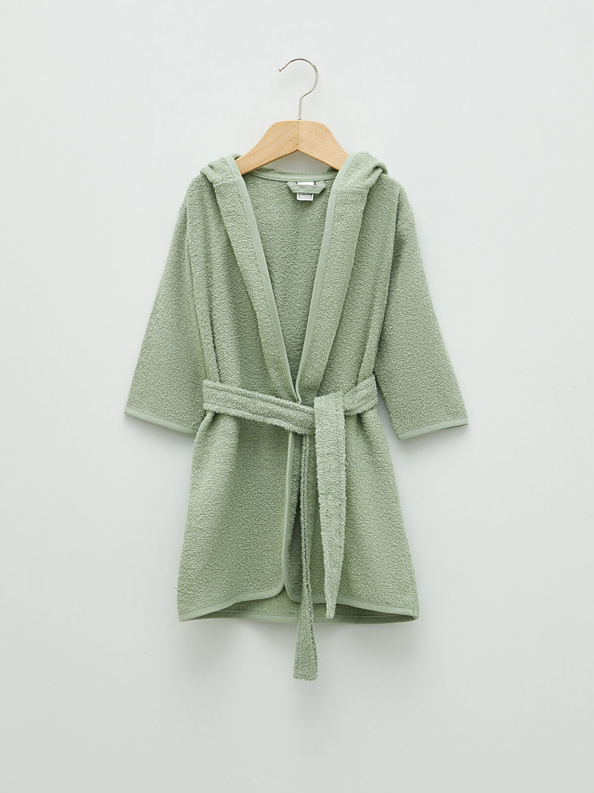 Kapüşonlu Erkek Bebek Bornoz