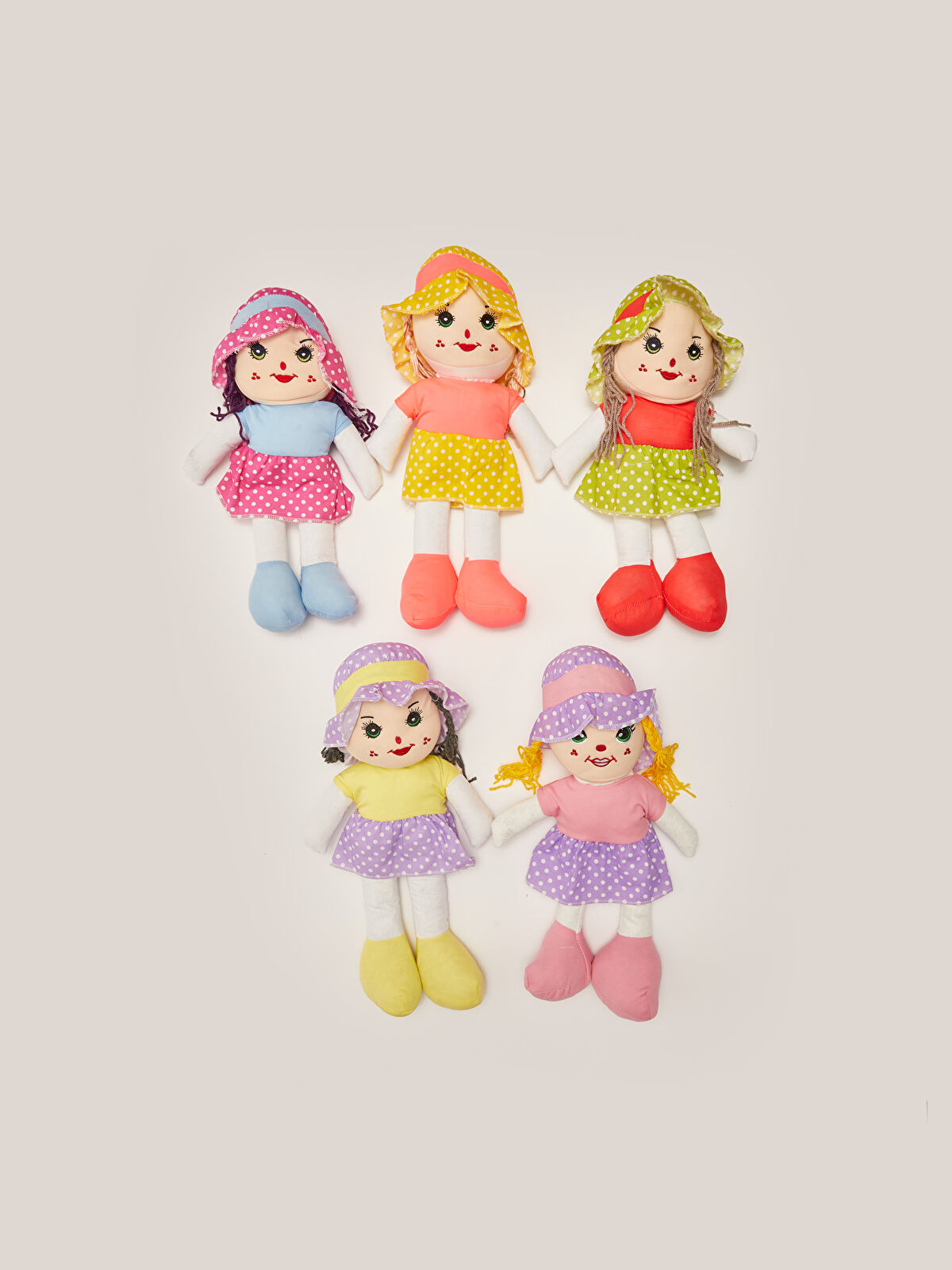 Şapkalı Oyuncak Bez Bebek