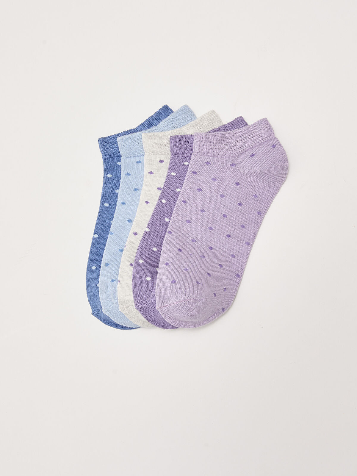LCW DREAM Puantiyeli Kadın Patik Çorap 5'li Paket