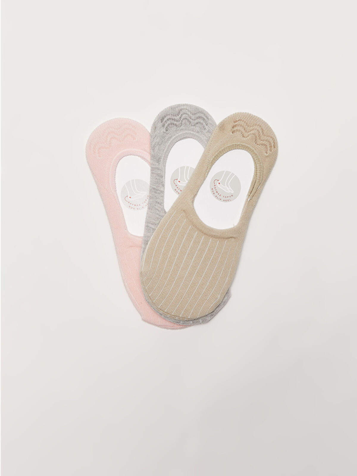 LCW DREAM Kaydırmaz Taban Düz Kadın Babet Çorap 3'lü Paket LCW DREAM Kaydırmaz Taban Düz Kadın Babet Çorap 3'lü Paket