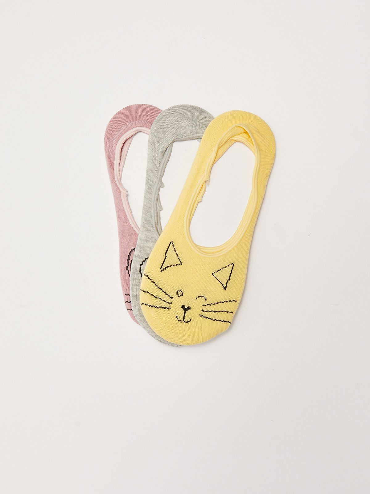 LCW DREAM Baskılı Kadın Babet Çorap 3'lü Paket