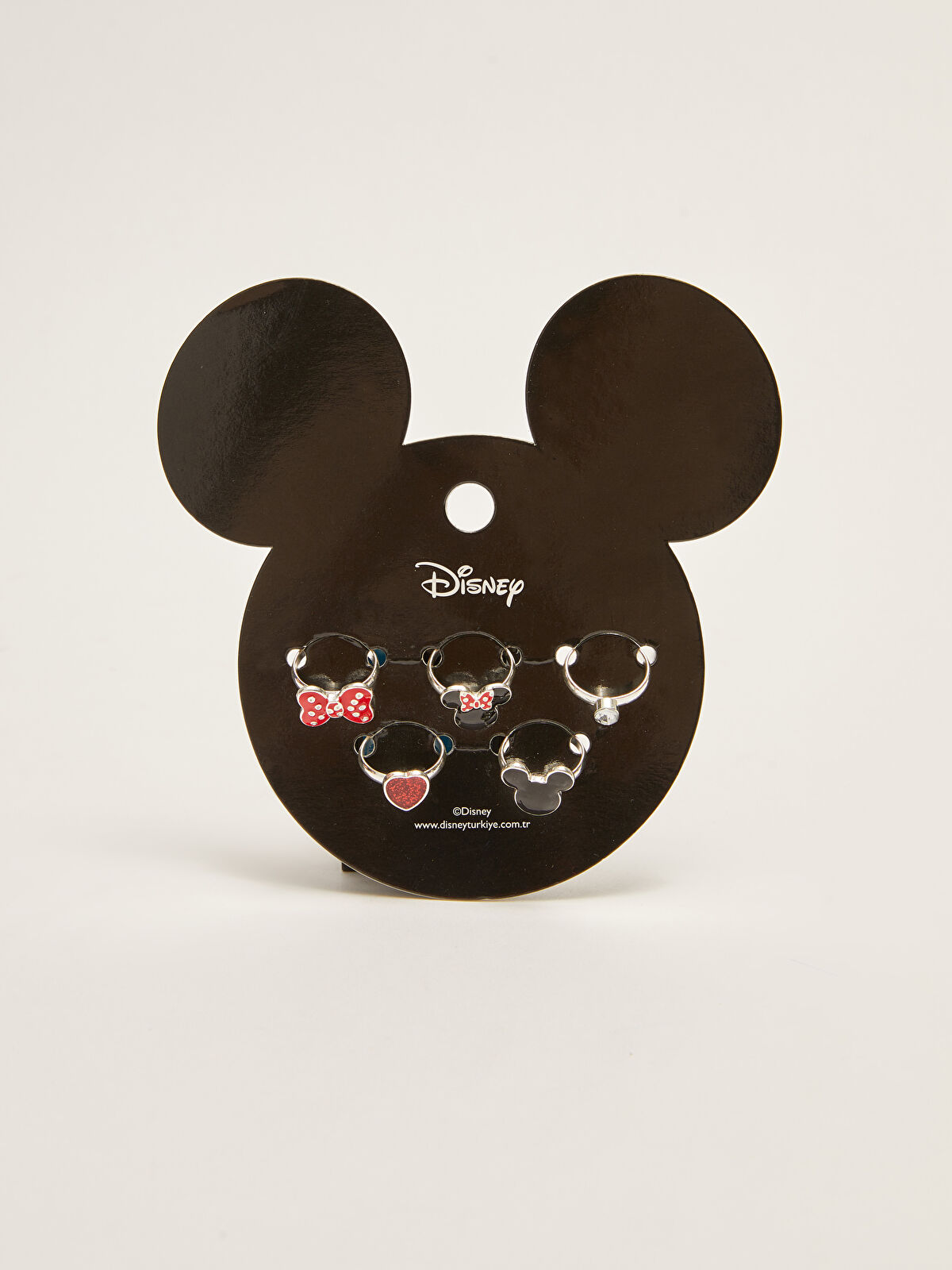 Minnie Mouse Lisanslı Kız Çocuk Yüzük Seti 5'li