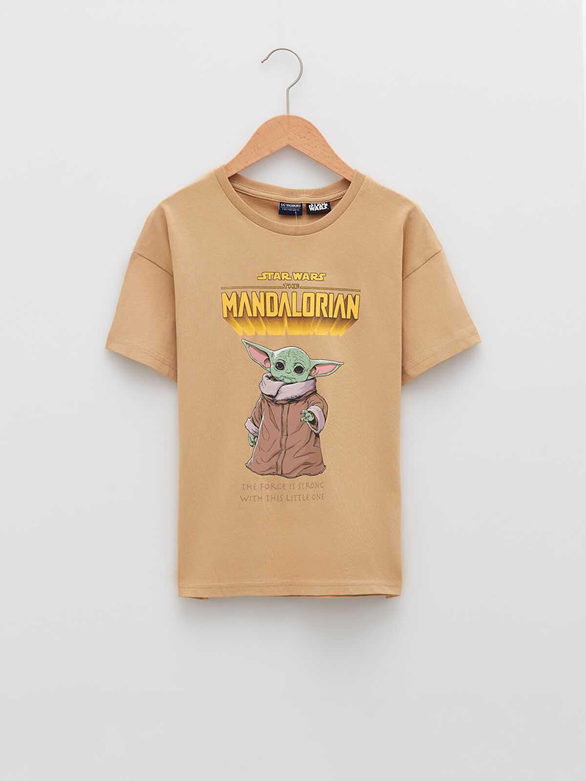 Bisiklet Yaka Star Wars Baskılı Kısa Kollu Erkek Çocuk Tişört