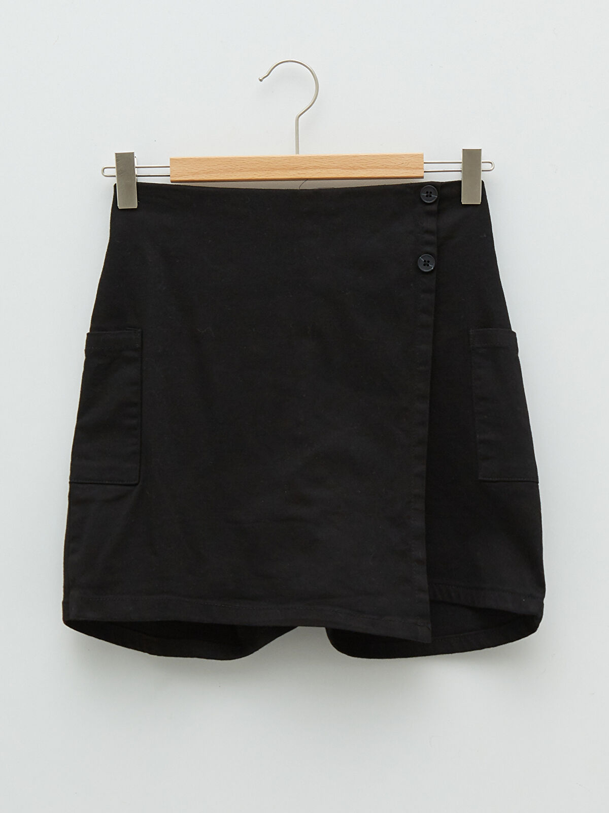 Beli Lastikli Basic Gabardin Kız Çocuk Şort Etek