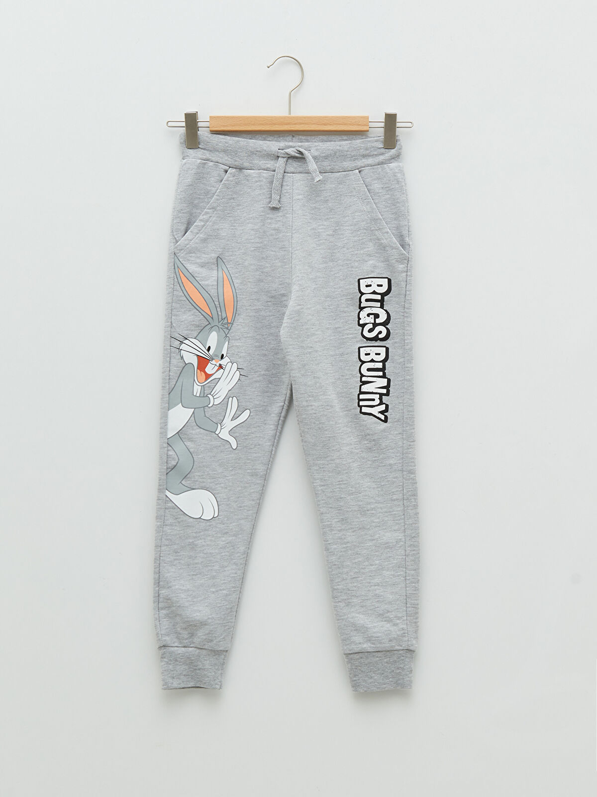 Beli Lastikli Bugs Bunny Baskılı Erkek Çocuk Jogger Eşofman Altı