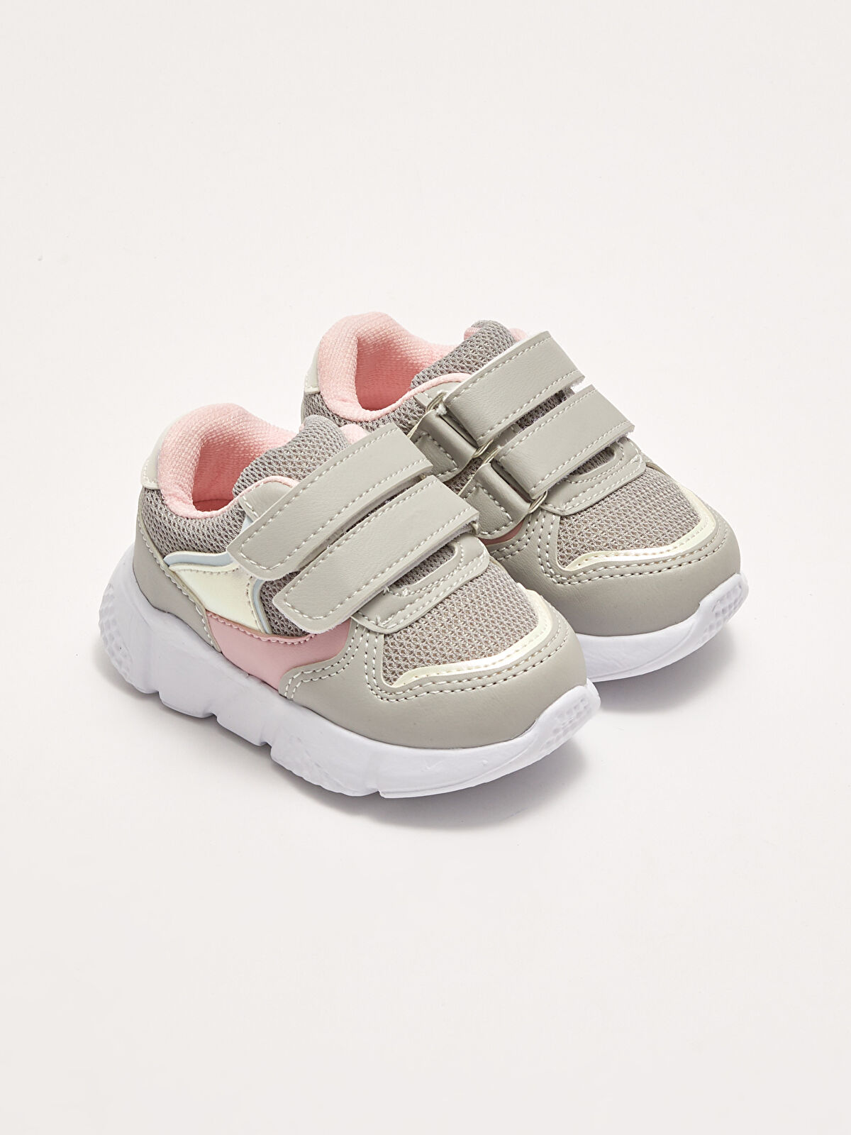 Çift Bantlı Kalın Taban Kız Bebek Günlük Ayakkabı Çift Bantlı Kalın Taban Kız Bebek Günlük Ayakkabı