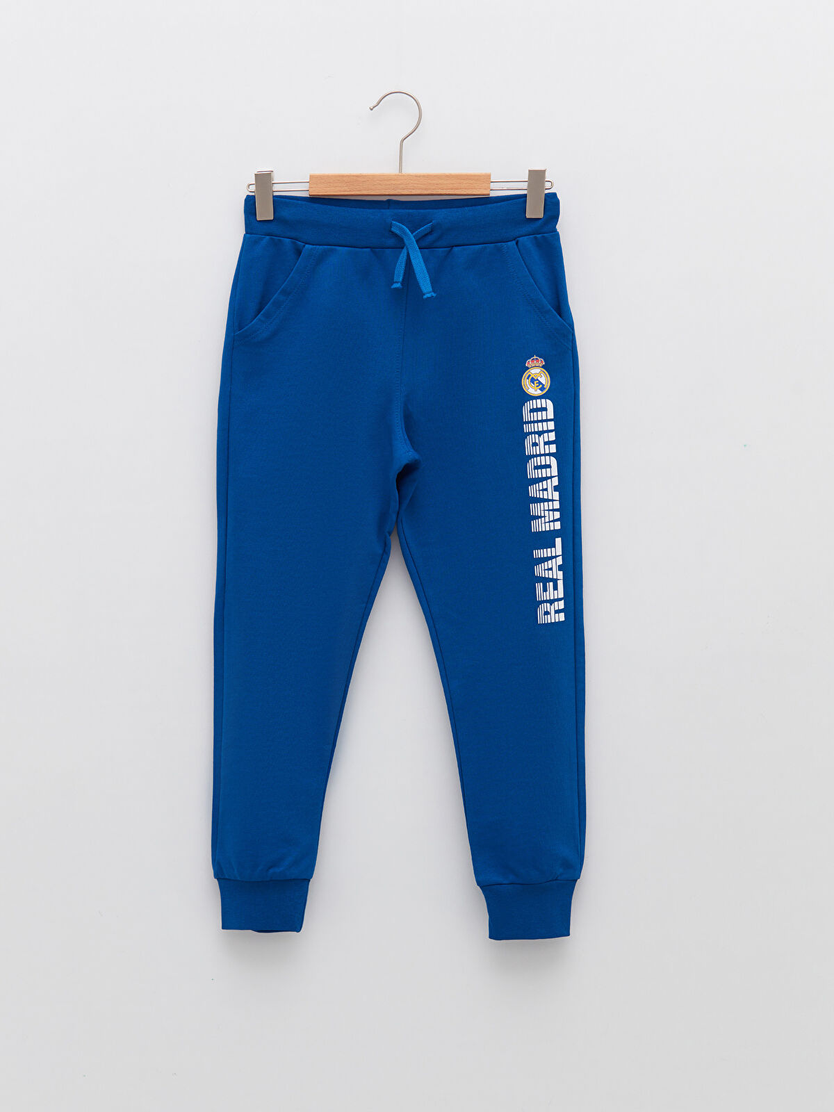 Beli Lastikli Real Madrid Baskılı Erkek Çocuk Jogger Eşofman Altı