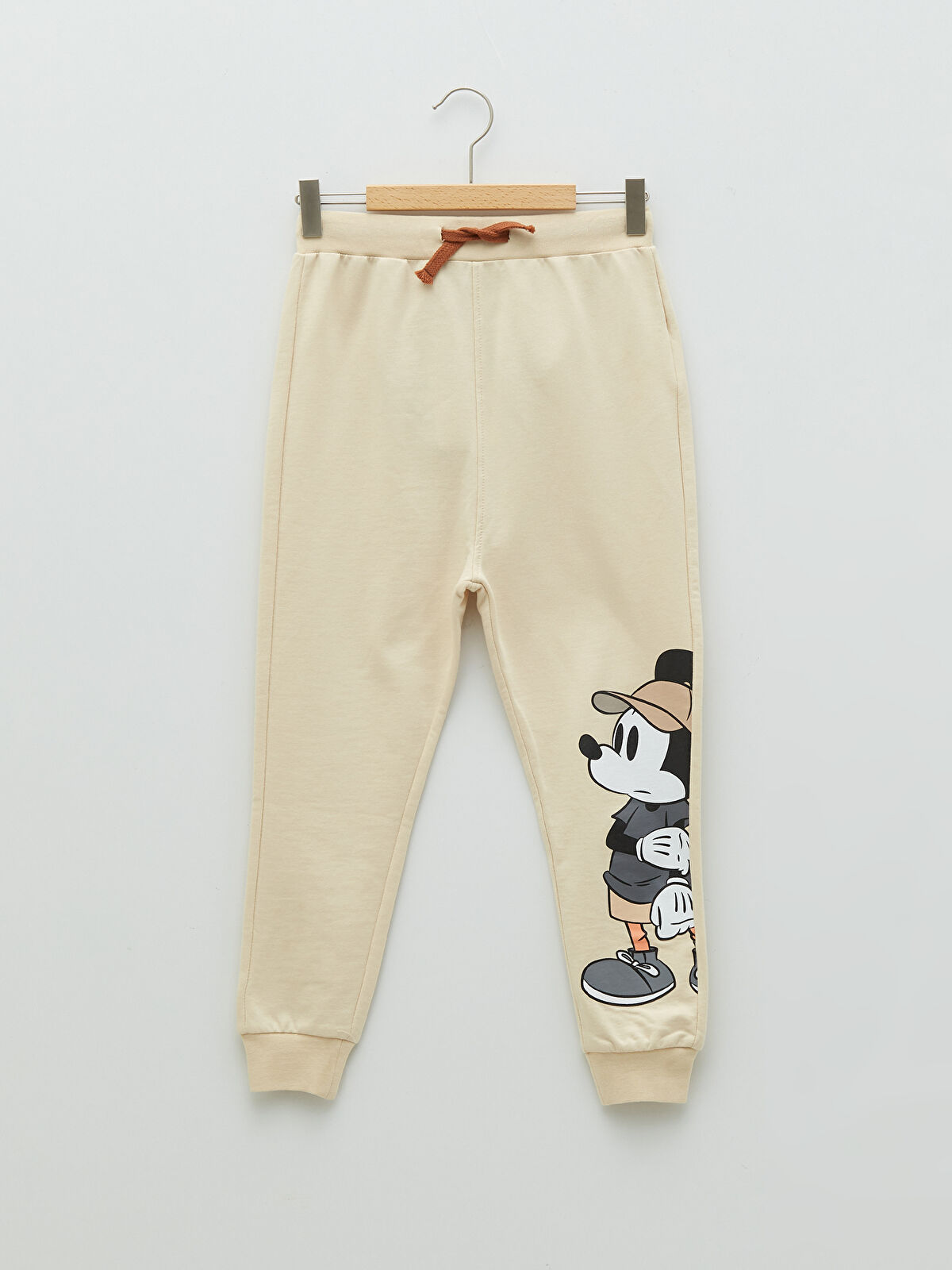 Beli Lastikli Mickey Mouse Baskılı Erkek Çocuk Jogger Eşofman Altı