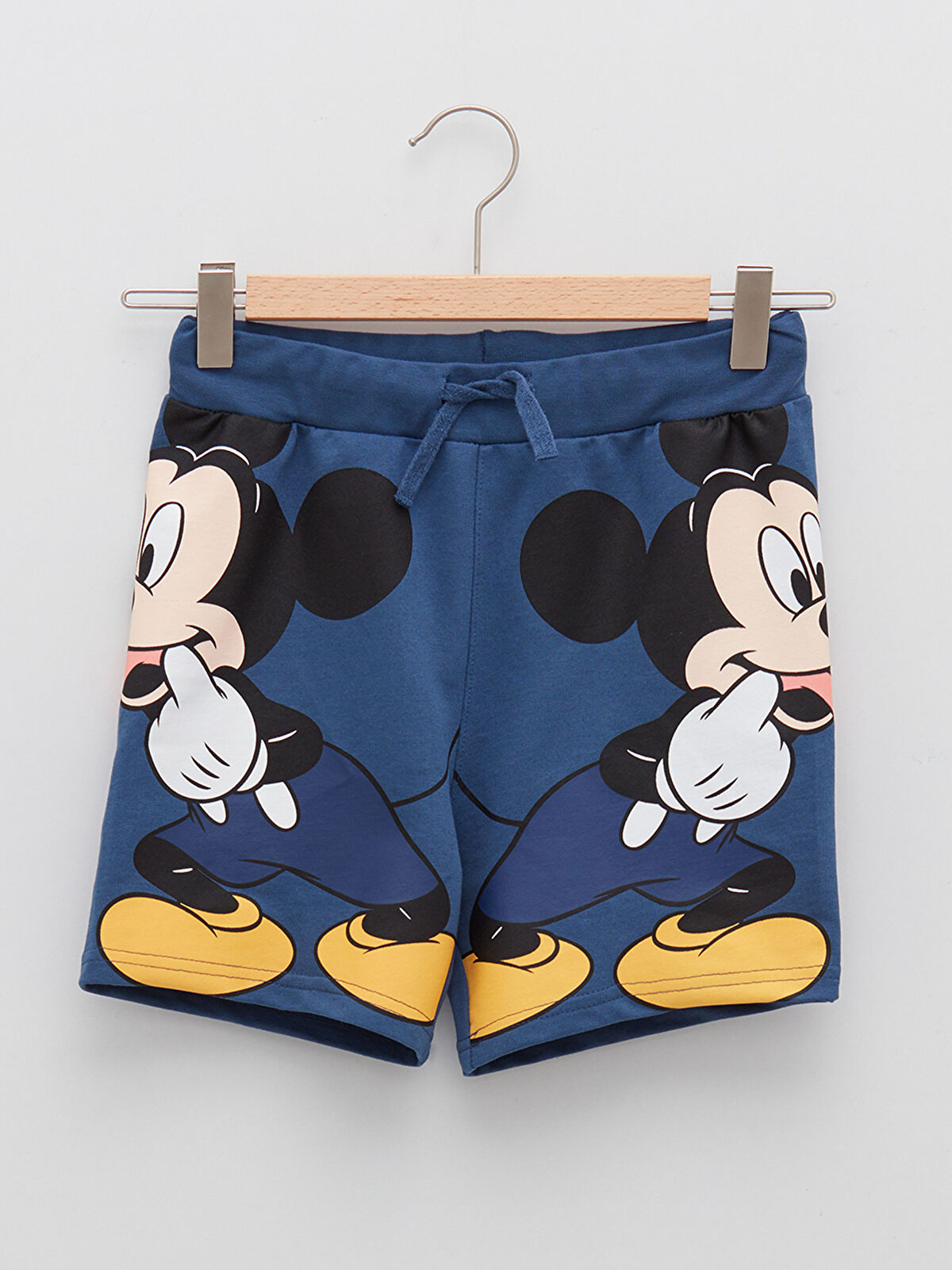 Beli Lastikli Mickey Mouse Baskılı Erkek Çocuk Şort