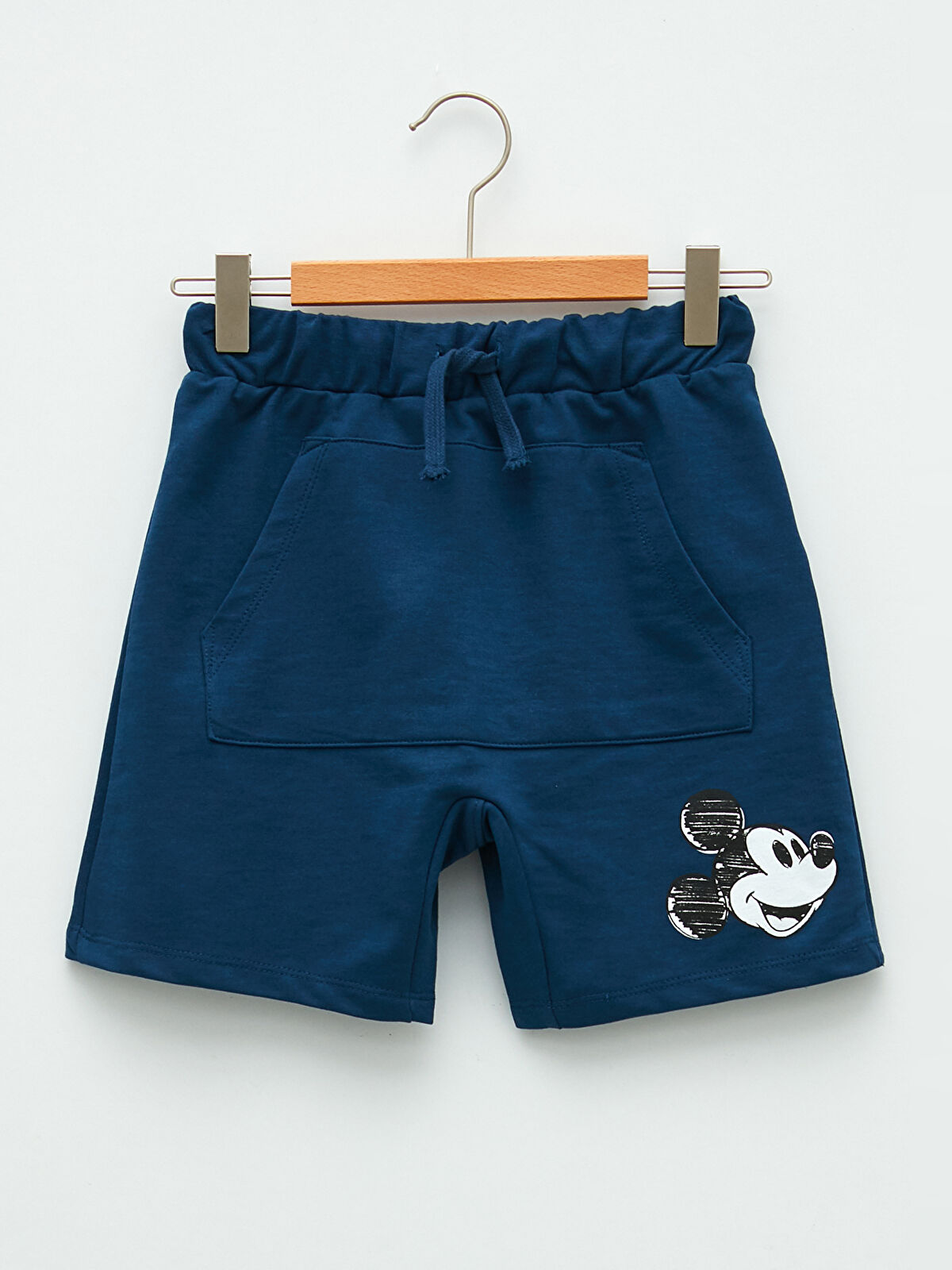 Beli Lastikli Mickey Mouse Baskılı Erkek Çocuk Şort