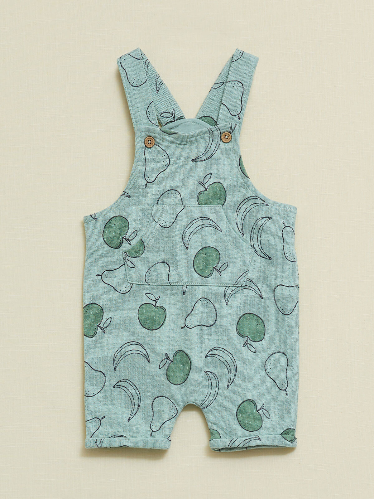 LCW GREEN Baskılı Organik Pamuklu Erkek Bebek Tulum