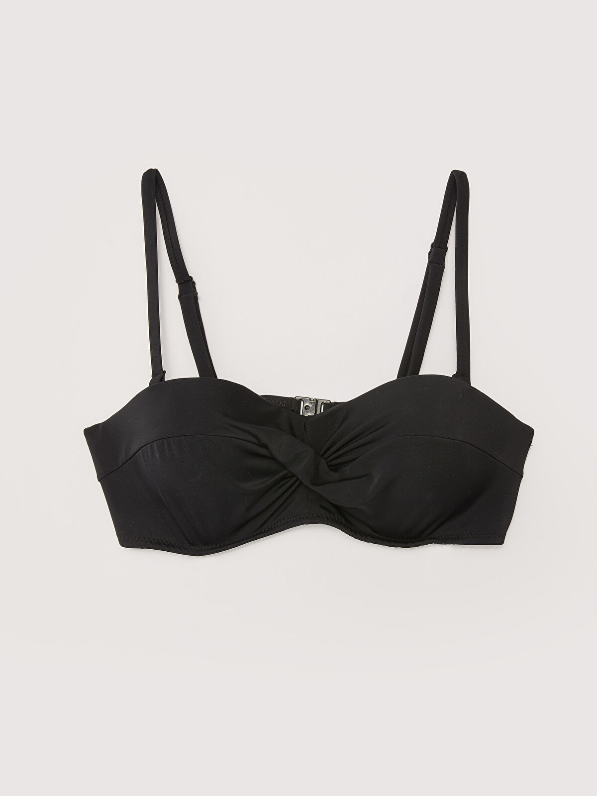 LCW DREAM Dolgusuz Düz Raşel Kumaş Bikini Üst