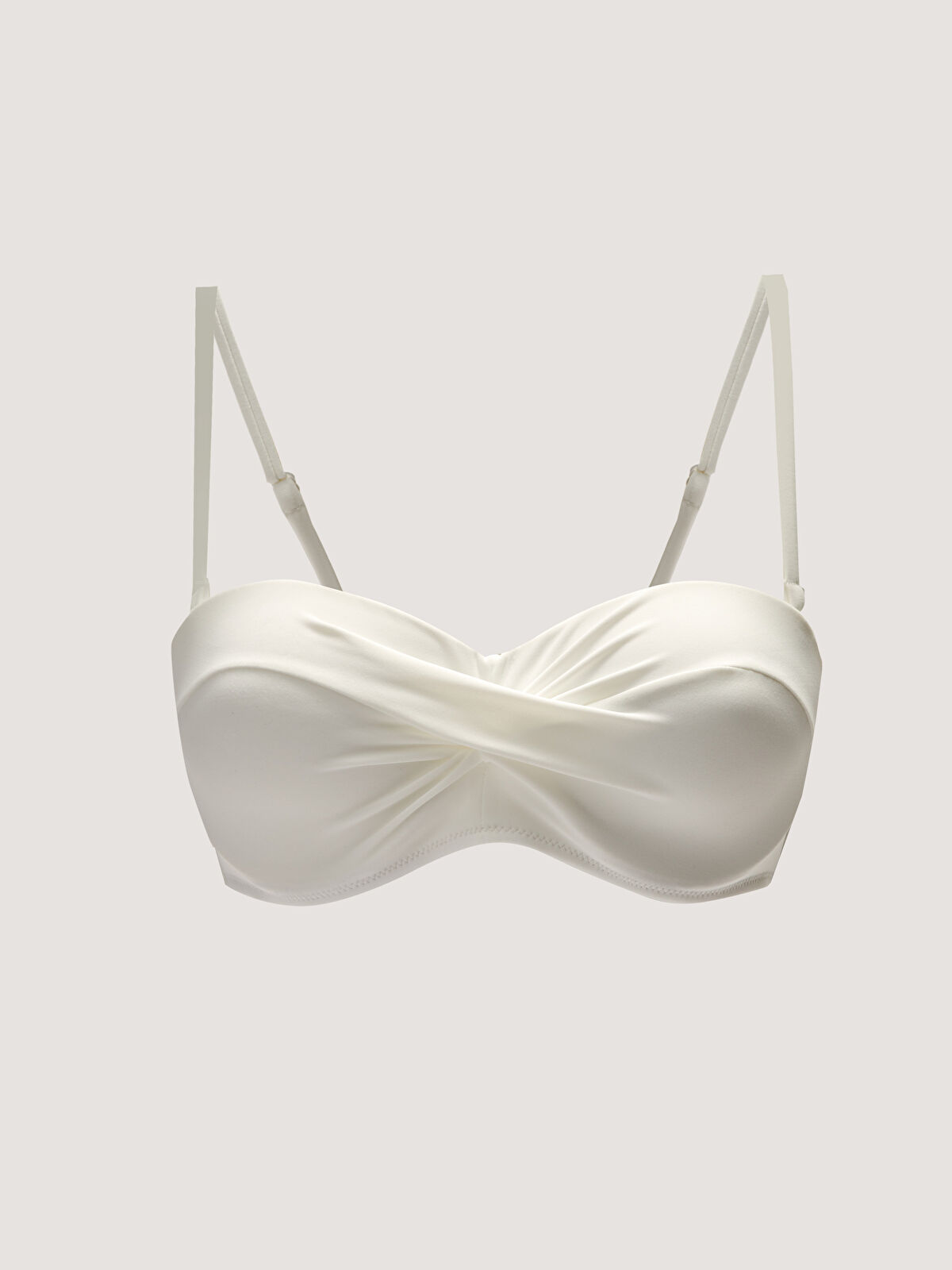 LCW DREAM Dolgusuz Düz Raşel Kumaş Bikini Üst