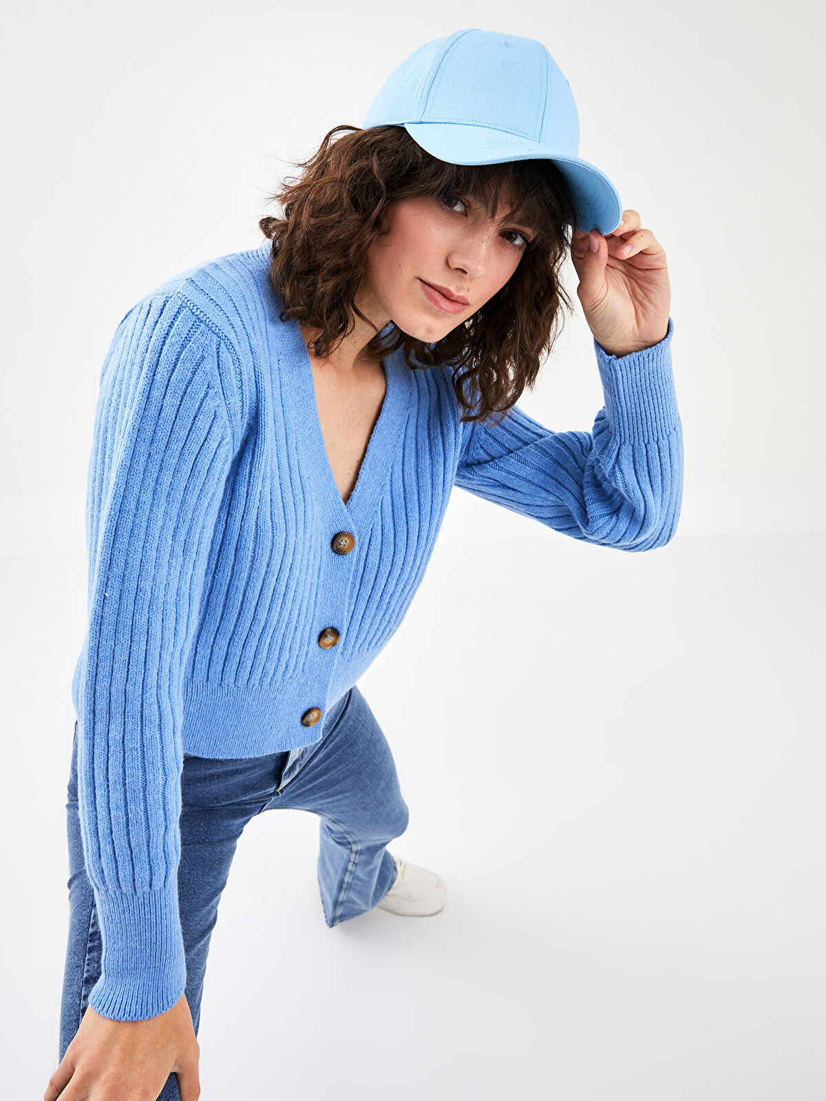 Düz Gabardin Kadın Kep Şapka