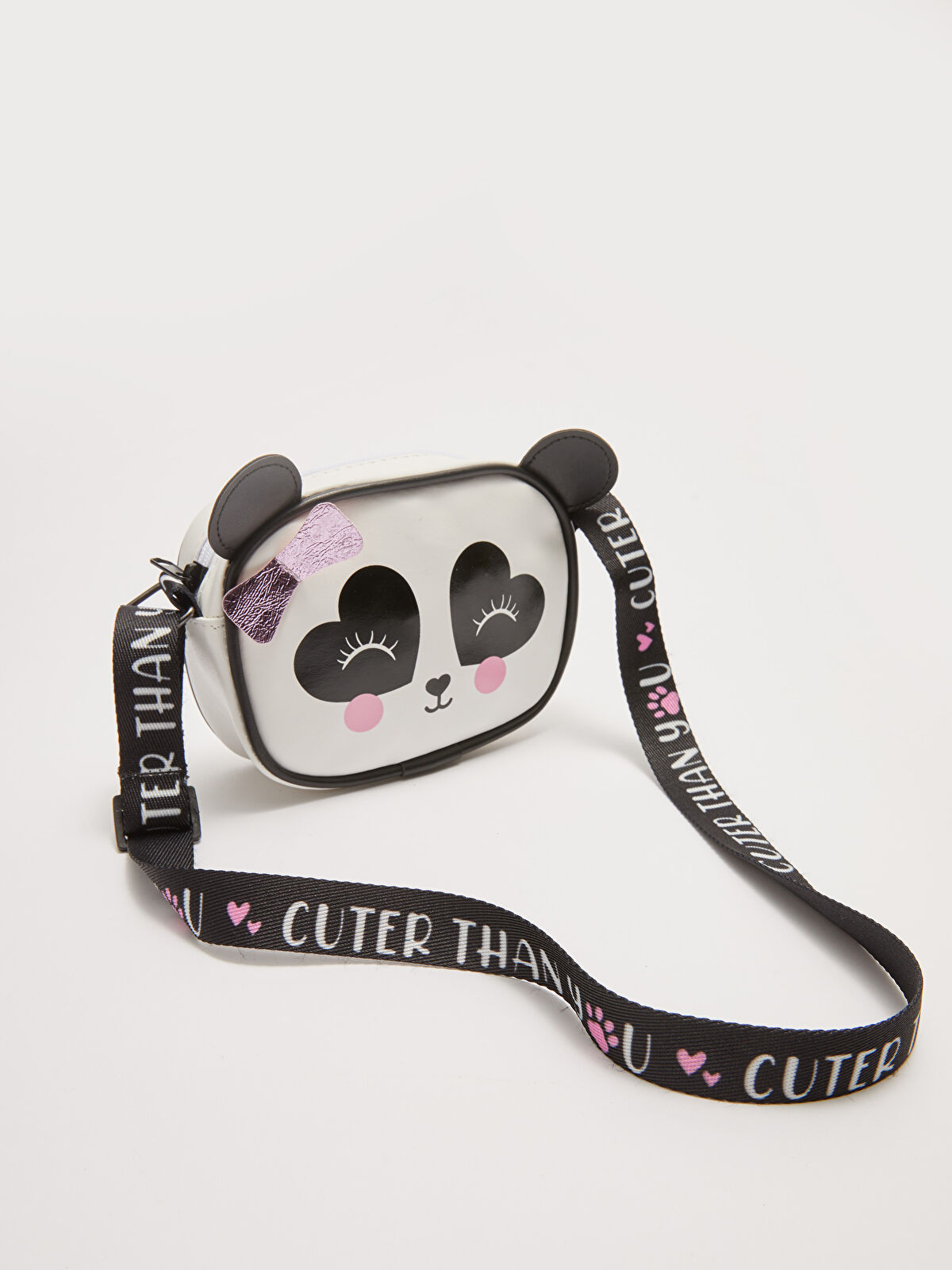 Panda Figürlü Kız Çocuk Çapraz Çanta Panda Figürlü Kız Çocuk Çapraz Çanta