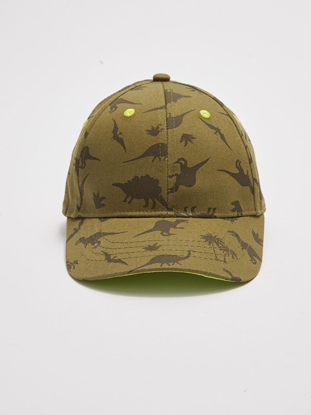 Erkek Çocuk Dinazor Baskılı Kep Şapka