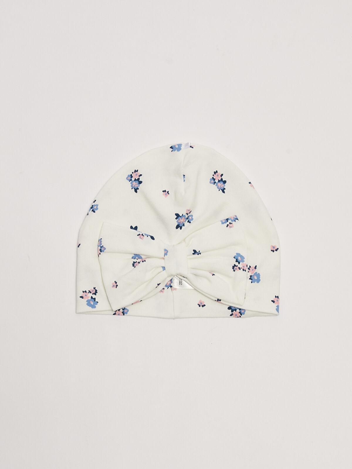 Baskılı Kız Bebek Bere