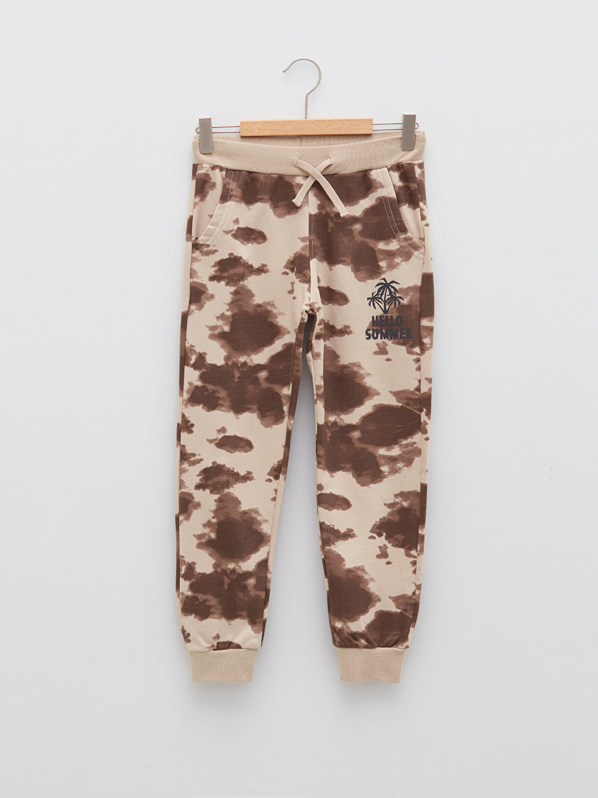 Beli Lastikli Batik Desenli Erkek Çocuk Jogger Eşofman Altı