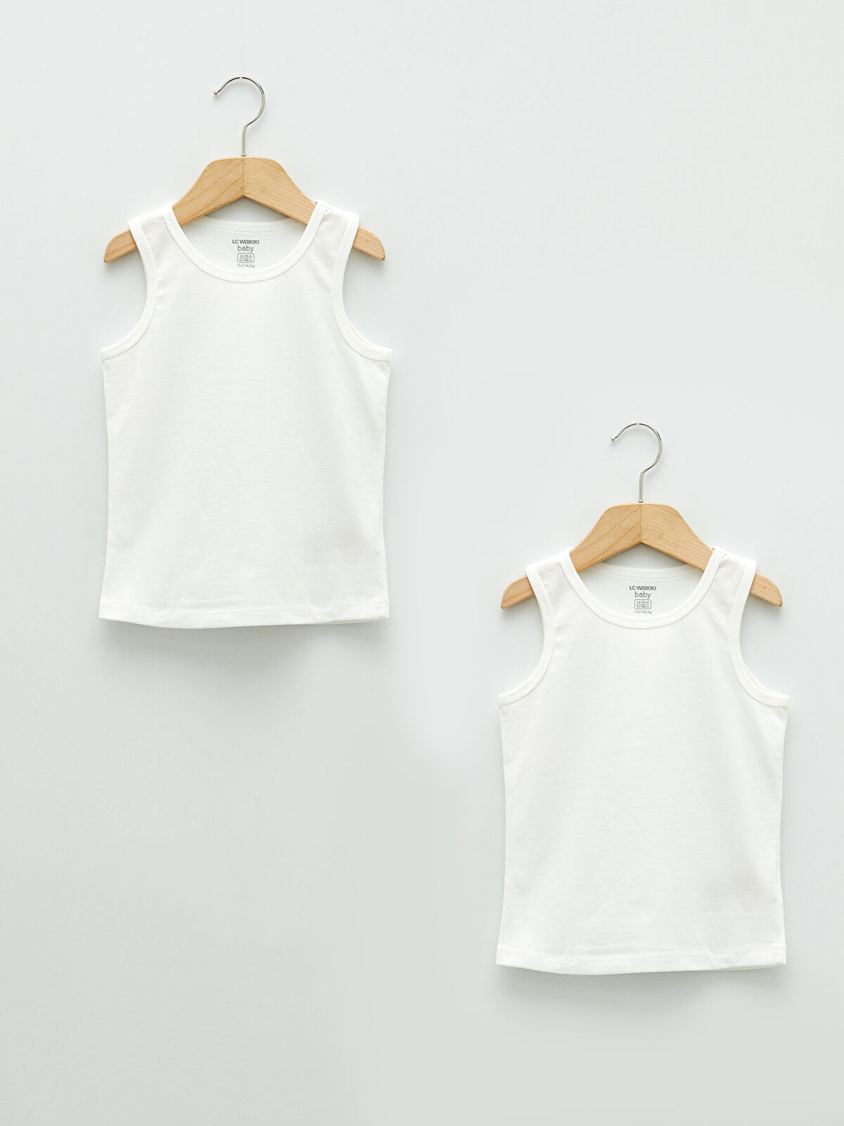 Bisiklet Yaka Basic Erkek Bebek Atlet 2'li