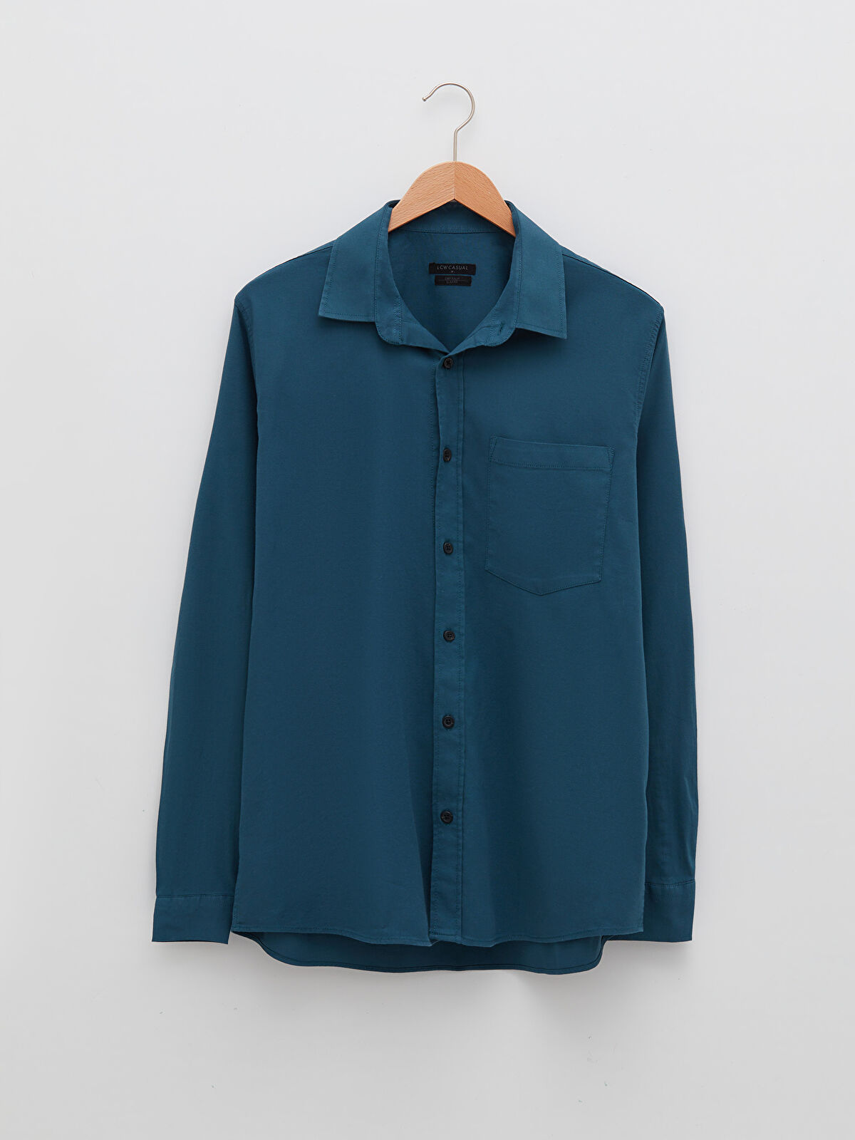 LCW CASUAL Slim Fit Uzun Kollu Erkek Gömlek