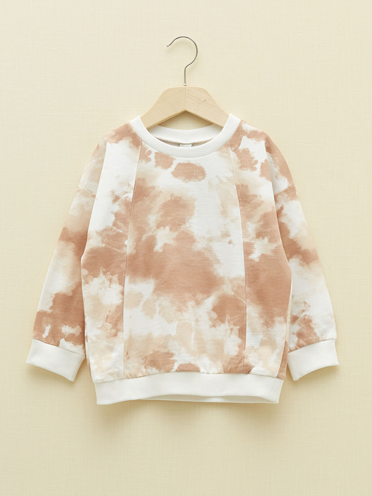 LCW GREEN Bisiklet Yaka Uzun Kollu Baskılı Organik Pamuklu Erkek Bebek Sweatshirt