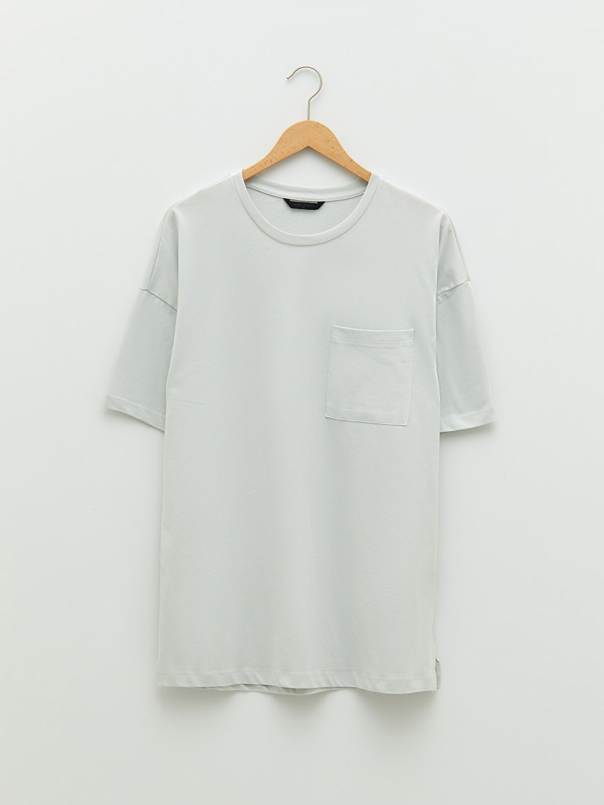 LCW CASUAL Oversize Bisiklet Yaka Kısa Kollu Penye Erkek Tişört