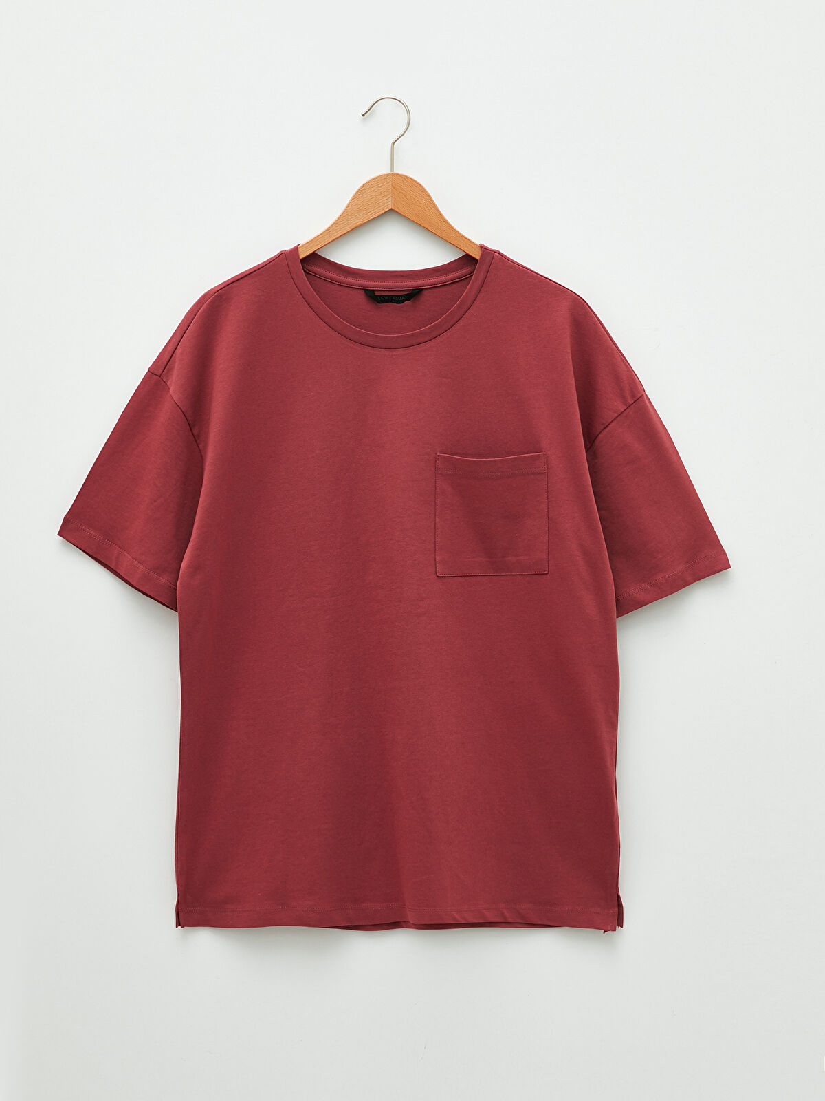LCW CASUAL Oversize Bisiklet Yaka Kısa Kollu Penye Erkek Tişört