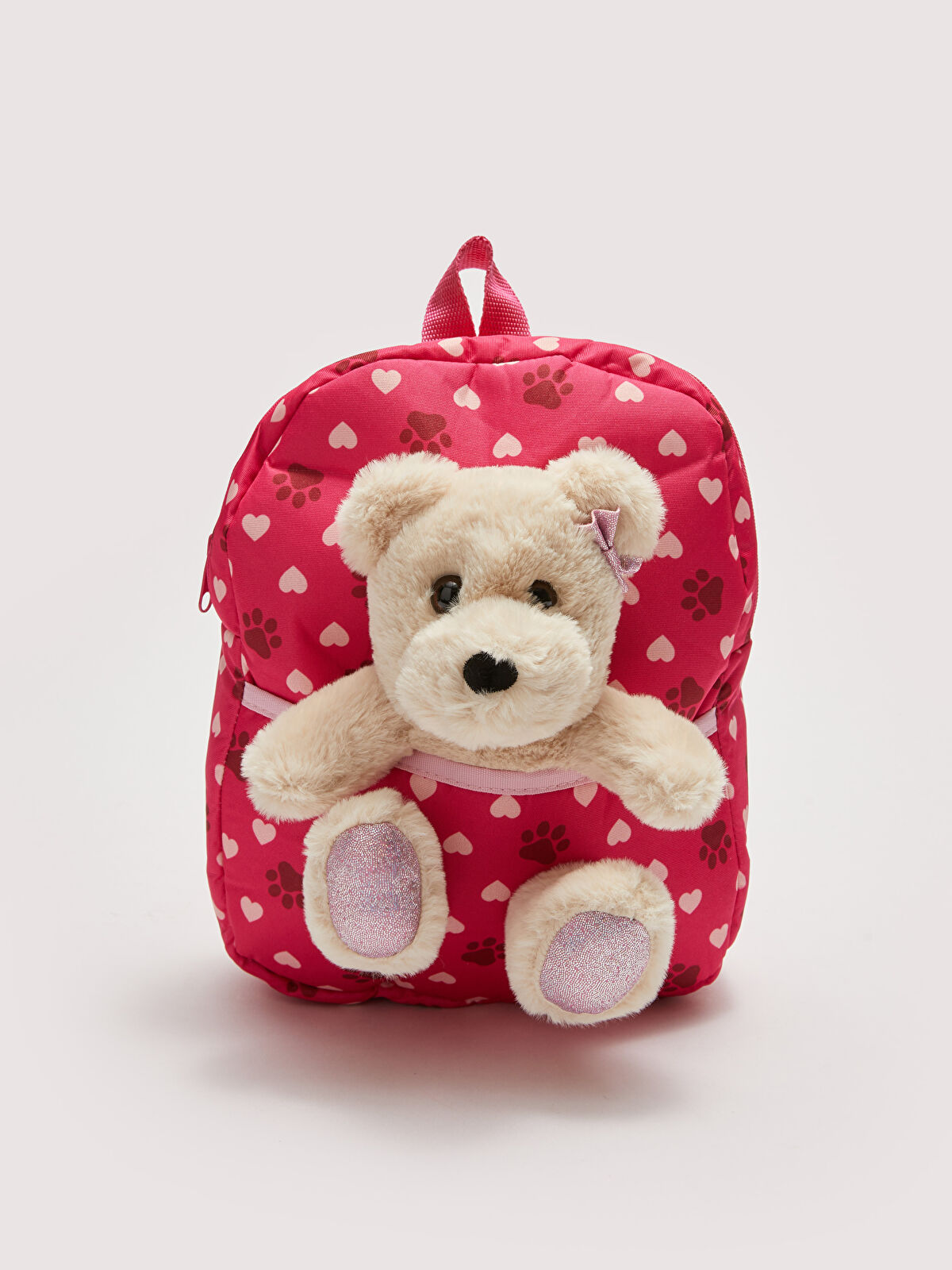 Kız Çocuk Peluş Oyuncaklı Sırt Çantası