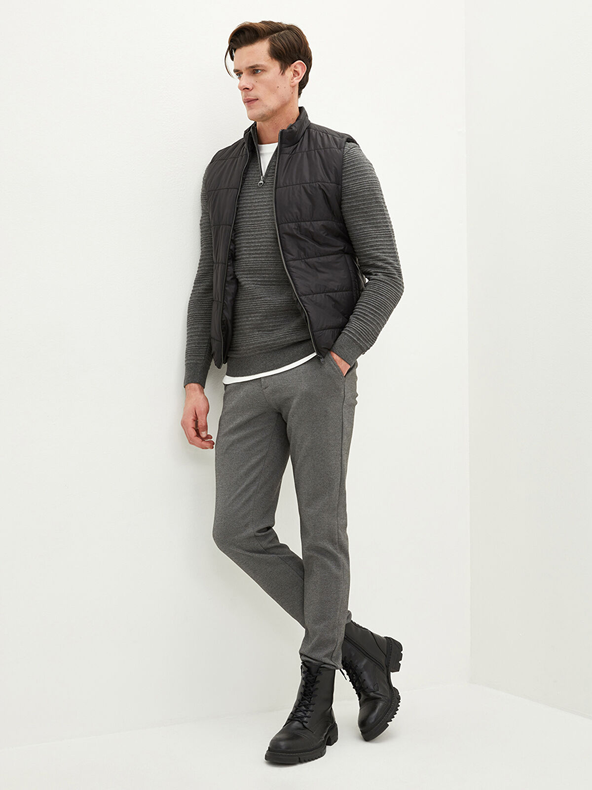 LCW VISION Slim Fit Dokulu Erkek Pantolon