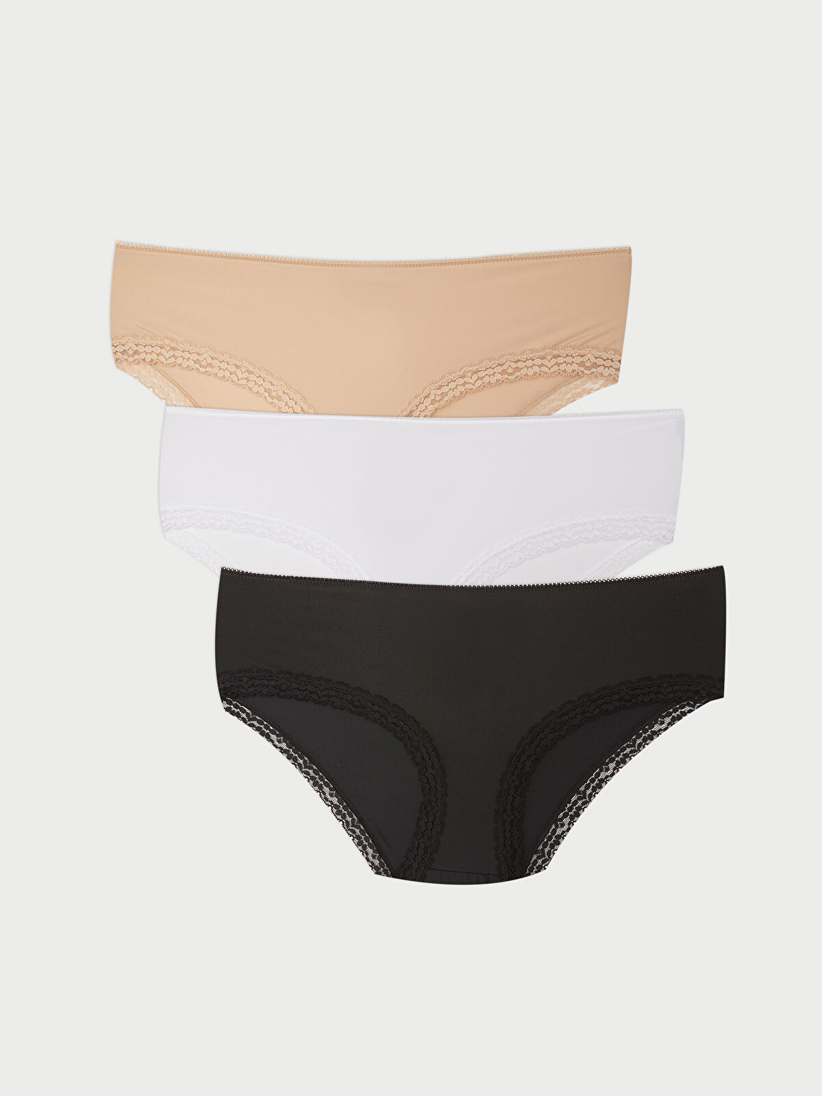 LCW DREAM Dantelli Hipster Külot 3'lü Paket